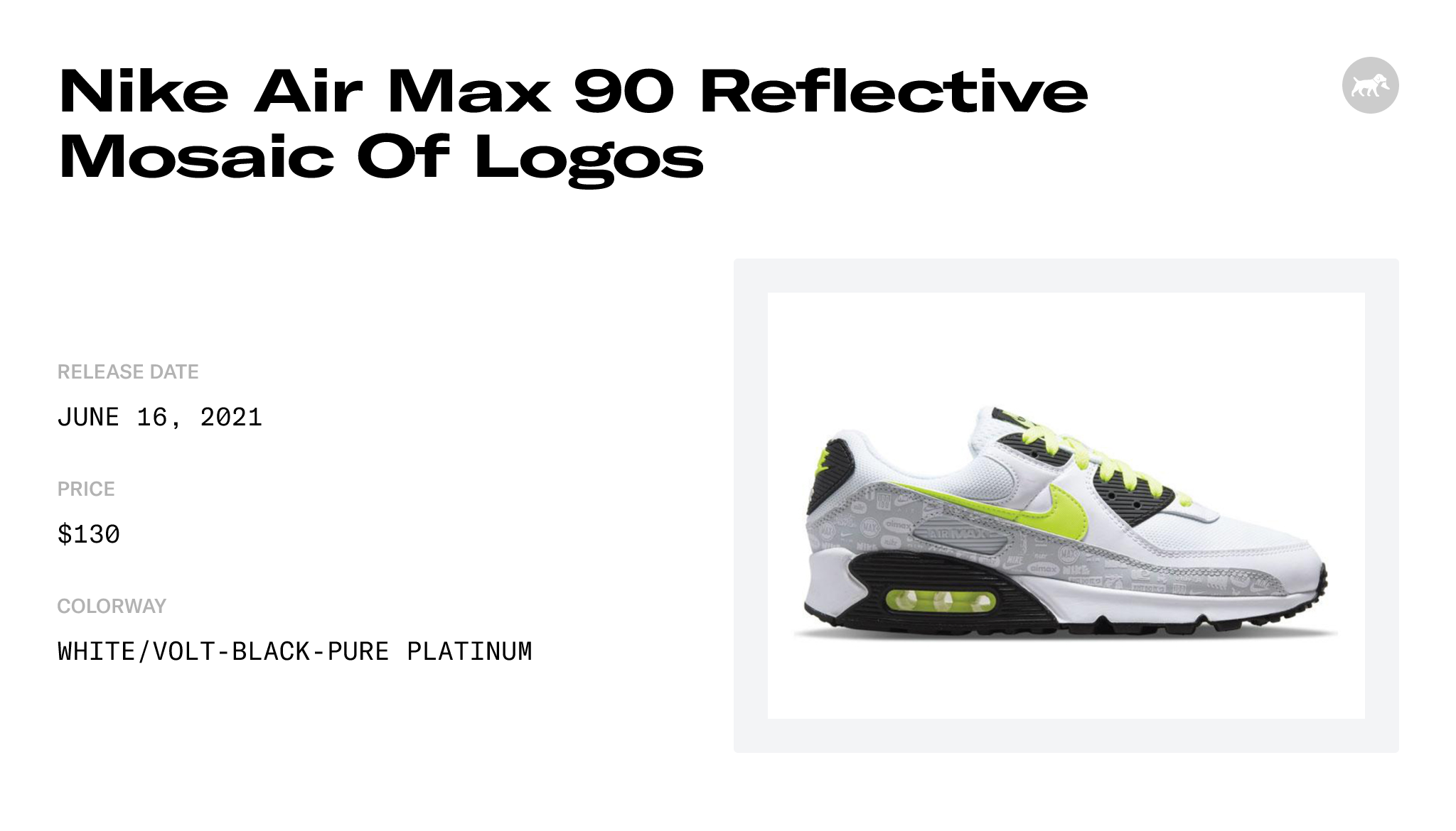 Nike Air Max 90 Reflective Mosaic Of Logos - DB0625-100