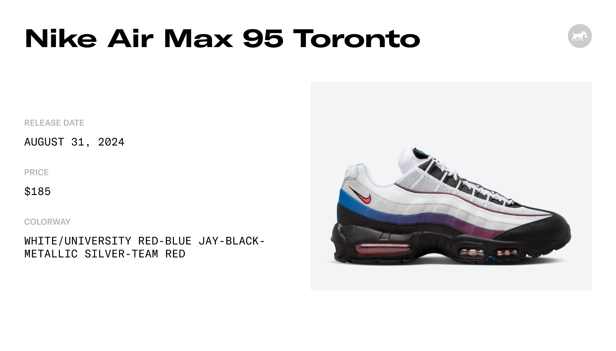 Nike Air Max 95 Toronto - HJ9152-100 Raffles & Where to Buy