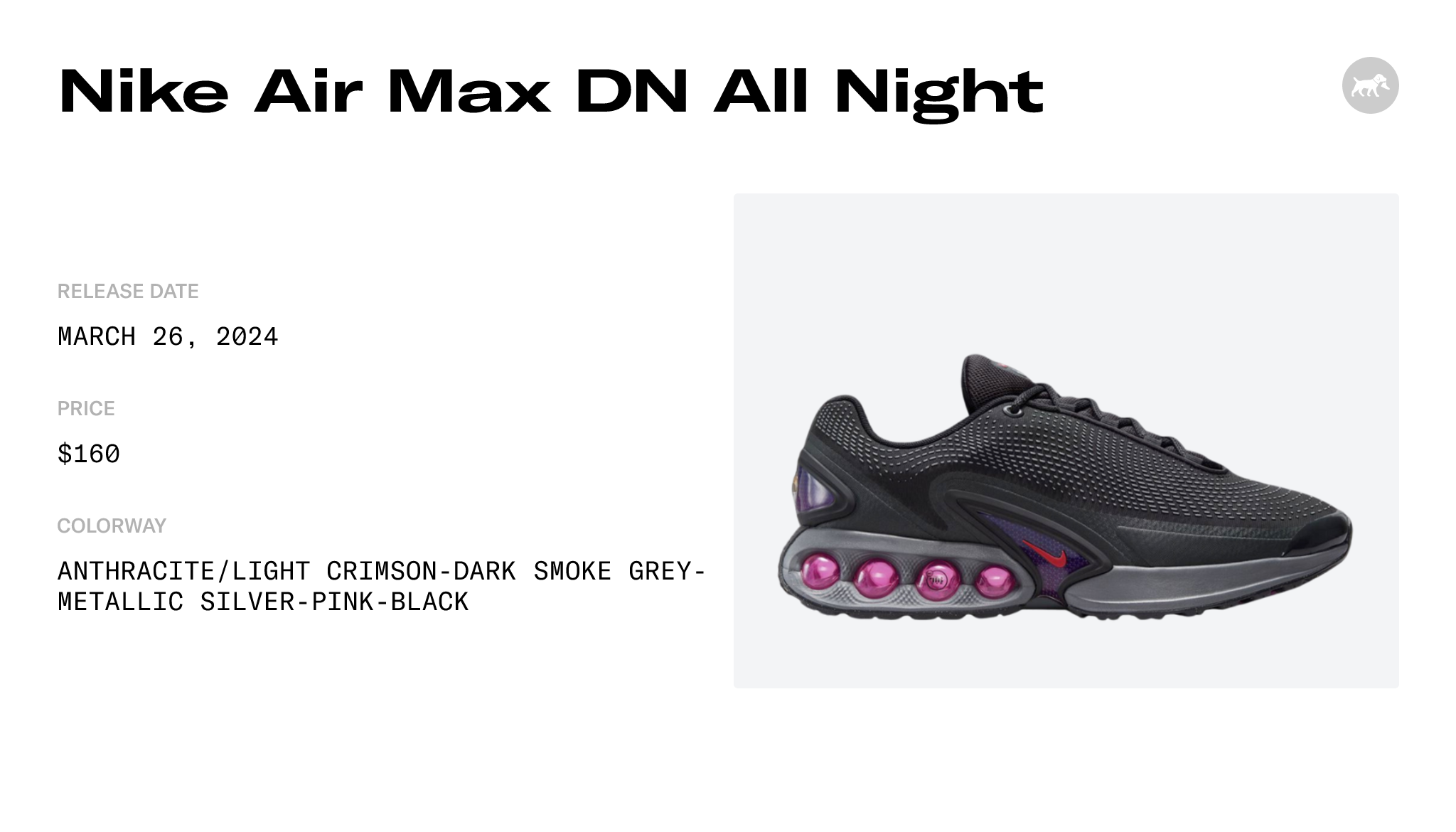 Nike Air Max DN All Night - DV3337-008 Raffles & Where to Buy