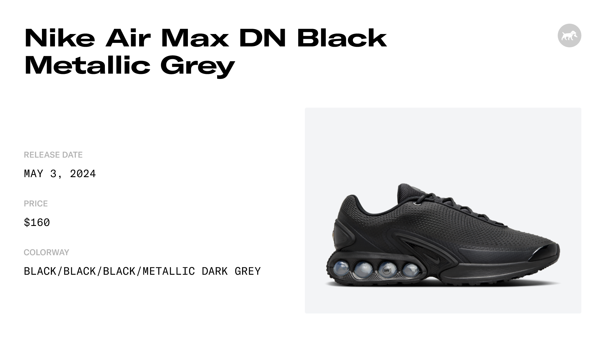 Nike Air Max DN Black Metallic Grey - DV3337-006 Raffles & Where to Buy