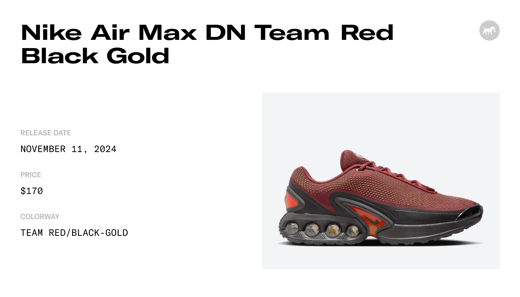 Nike Air Max DN Team Red Black Gold - DV3337-600 Raffles & Where to Buy