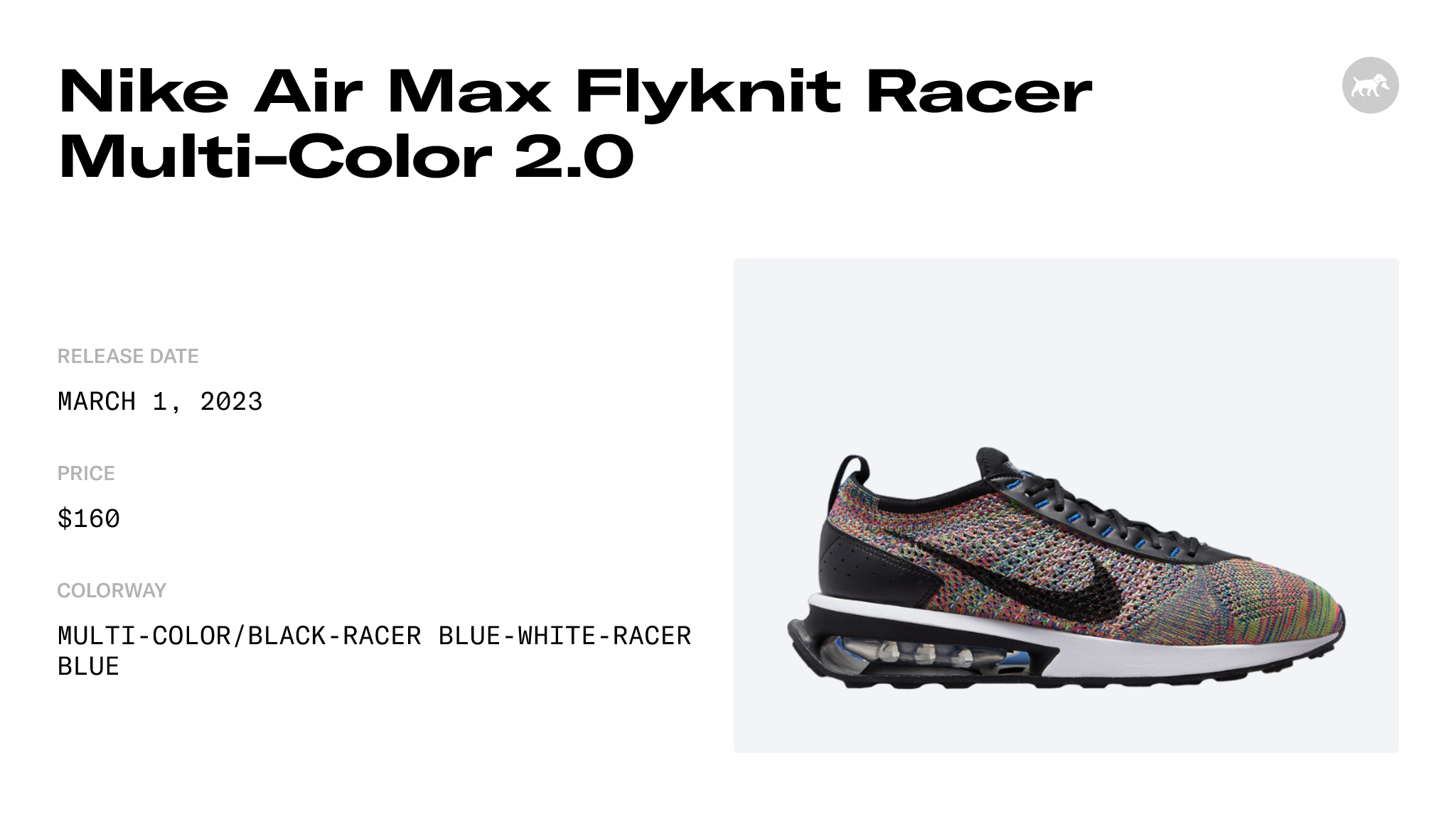 Nike Air Max Flyknit Racer Multi-Color 2.0 - FD2765-900 Release Info