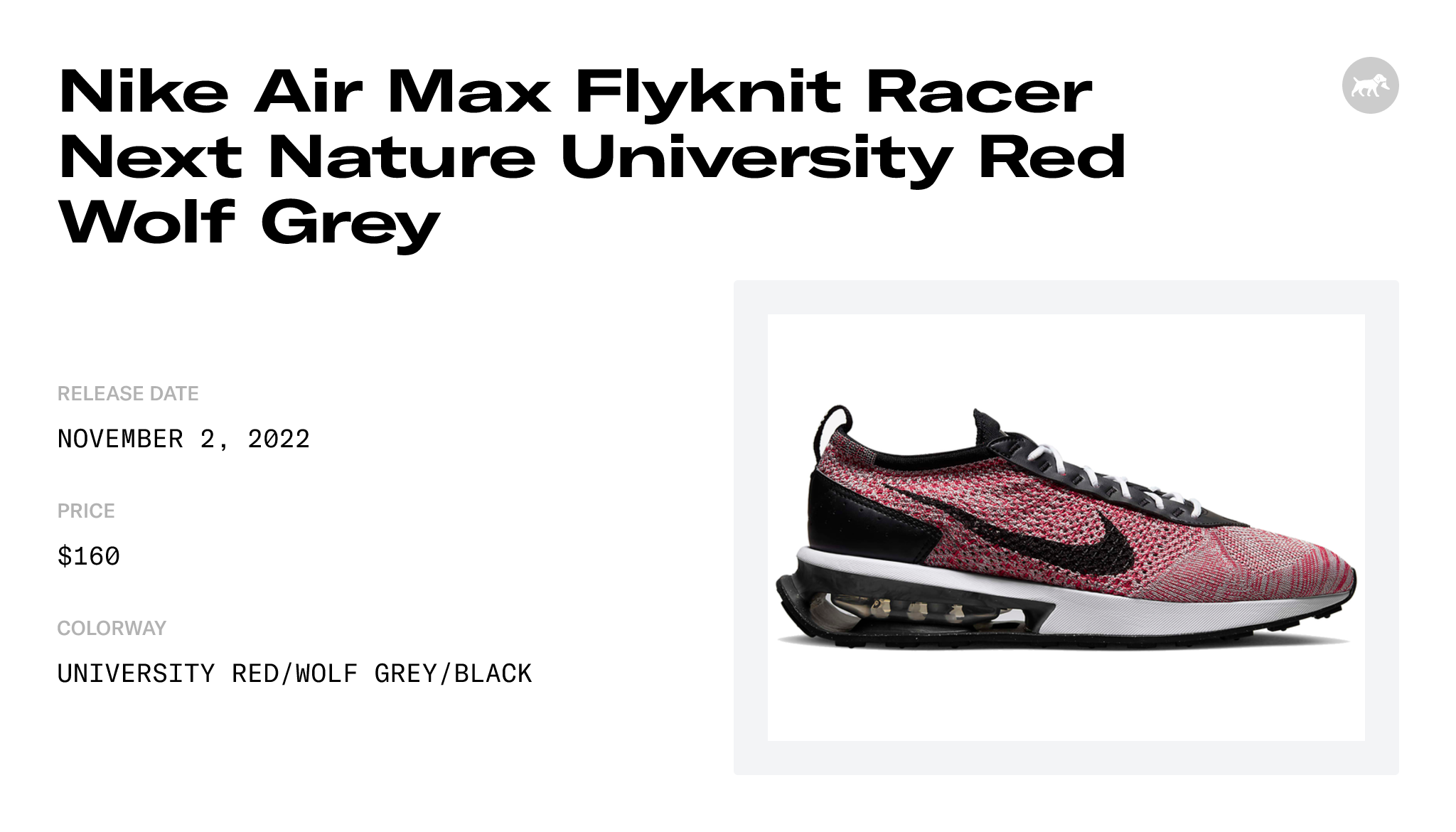 Nike Air Max Flyknit Racer Next Nature University Red Wolf Grey ...