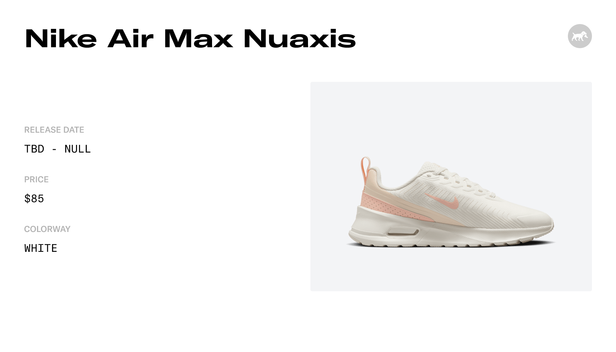 Nike Air Max Nuaxis - HF1233-107 Release Date, Raffles & Where To Buy