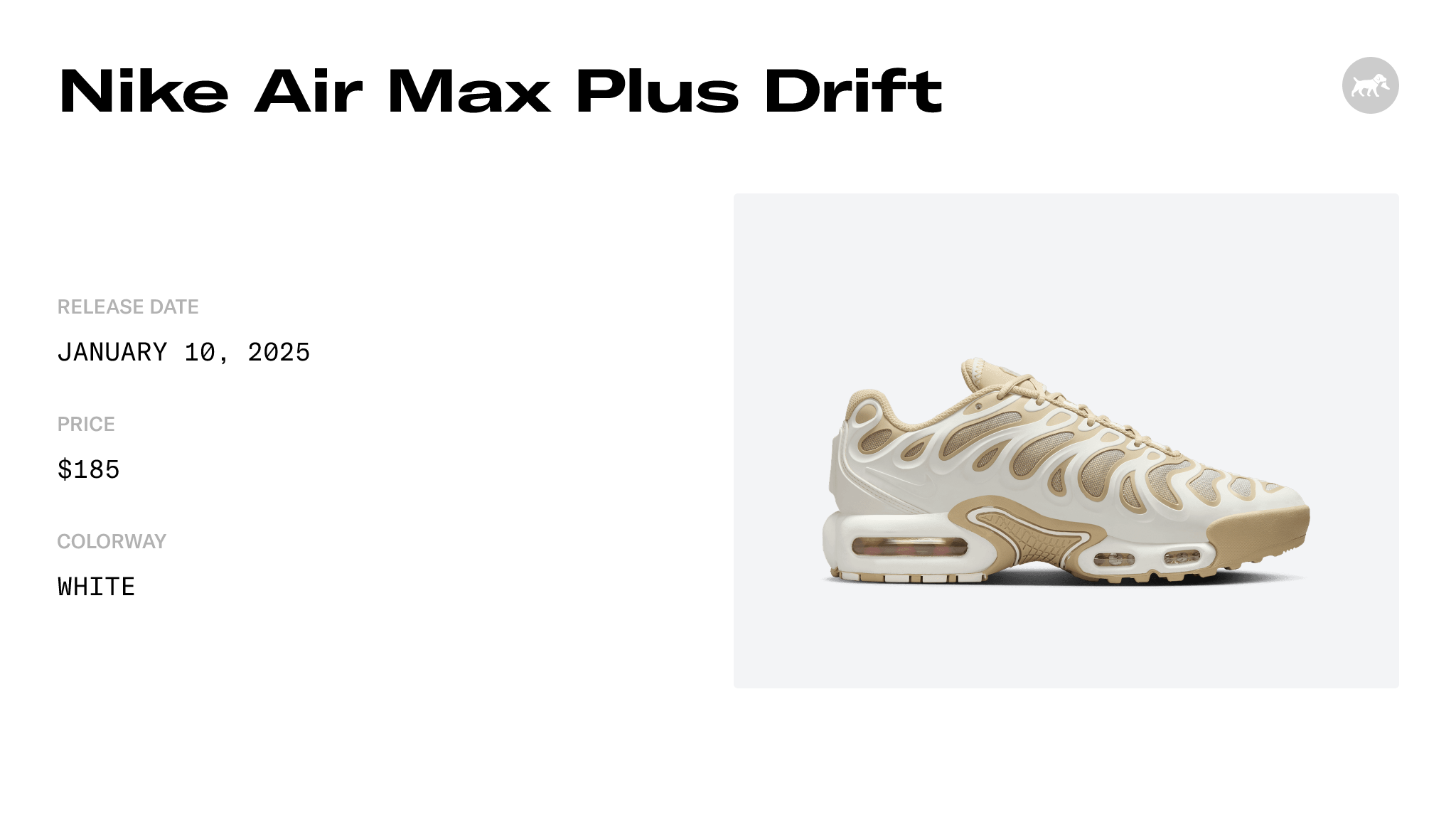 Nike Air Max Plus Drift - FV4081-103 Raffles & Where to Buy