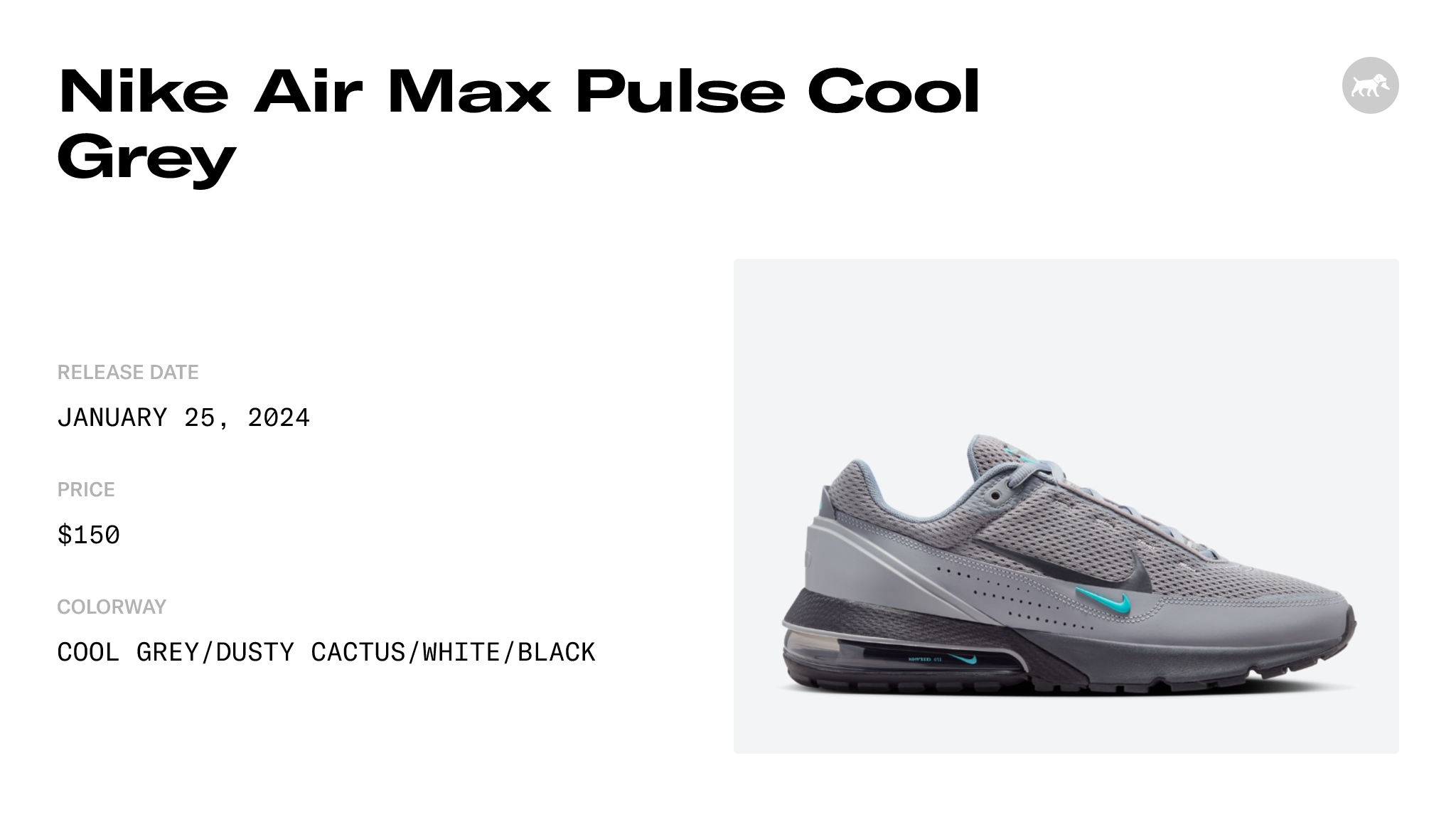 Nike Air Max Pulse Cool Grey - HF0104-001 Raffles & Where to Buy