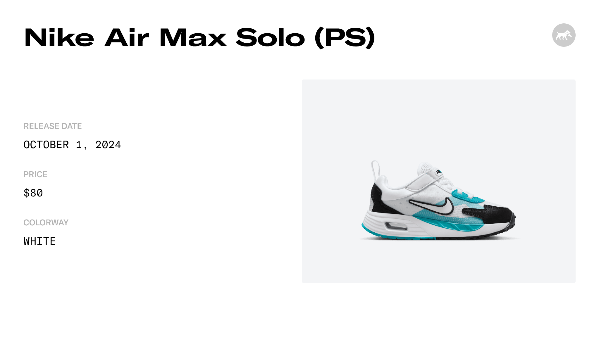 Nike Air Max Solo (PS) - FZ0944-102 Release Date, Raffles & Where To Buy