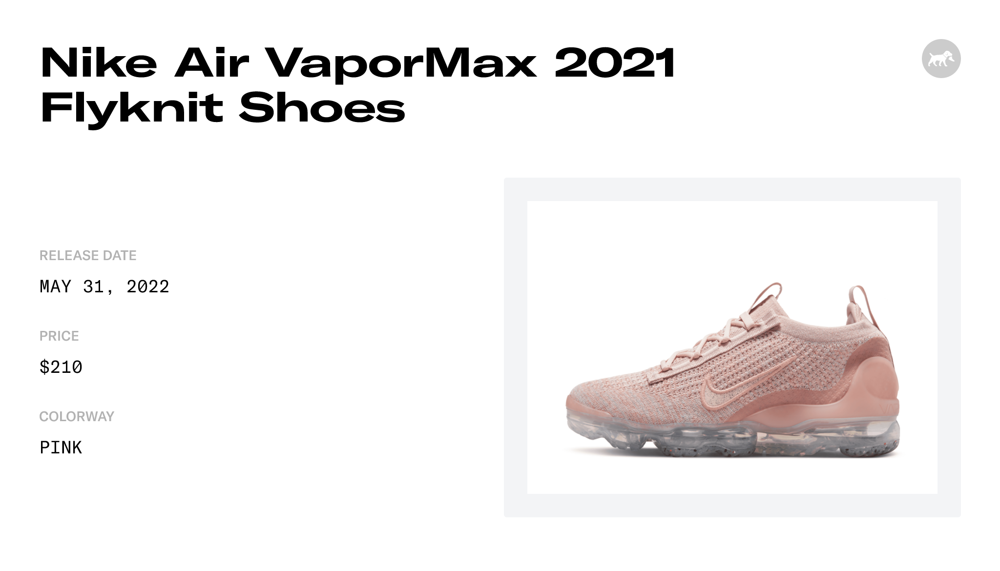 Nike Air VaporMax 2021 Flyknit Shoes - DJ9975-600 Release Info