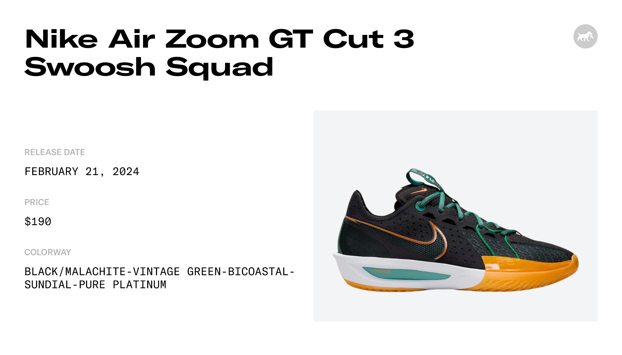 Nike Air Zoom GT Cut 3 Swoosh Squad - DV2913-001 Raffles & Where to Buy