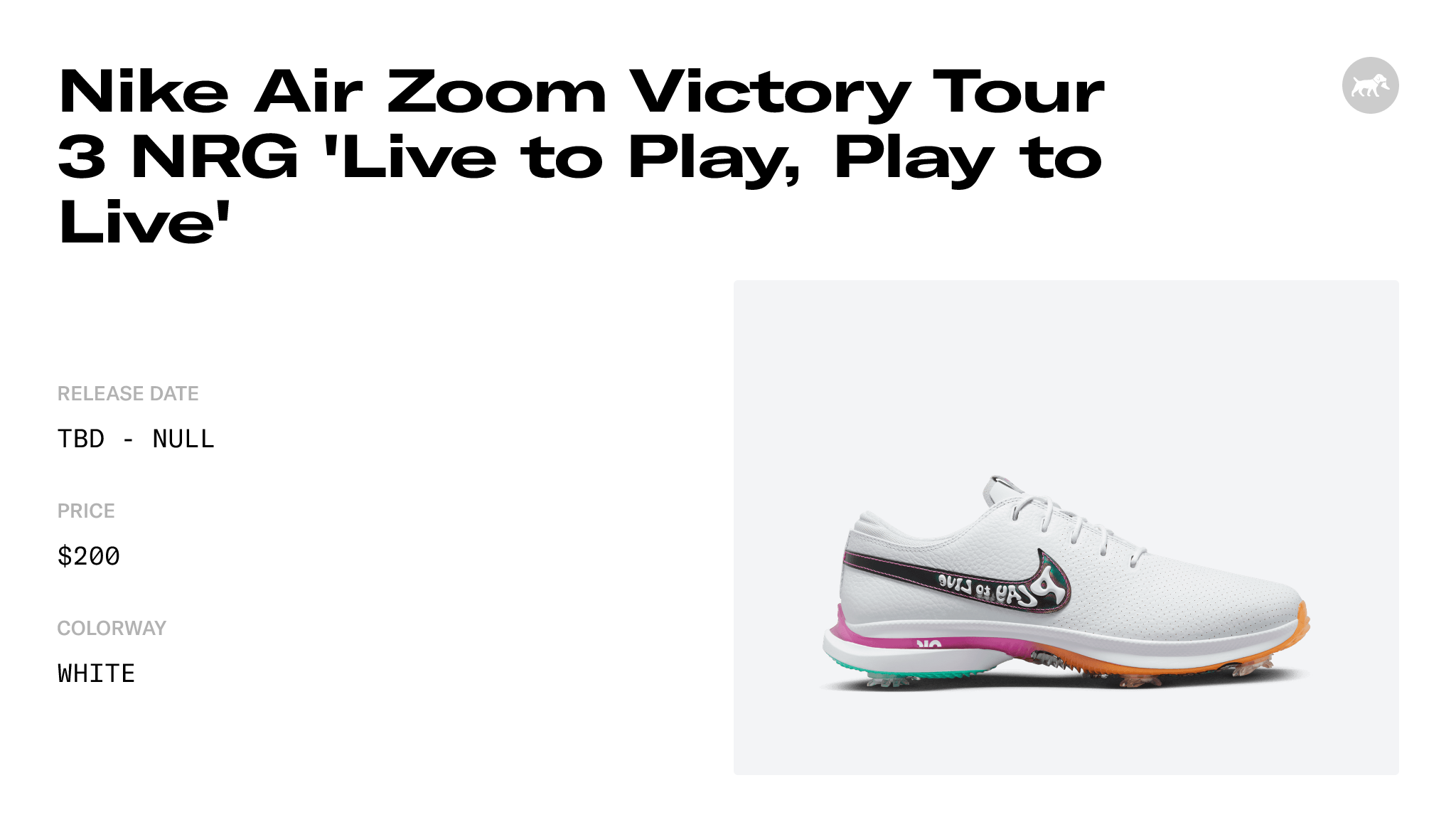 Nike Air Zoom Victory Tour 3 NRG 'Live to Play, Play to Live' - DZ4558 ...