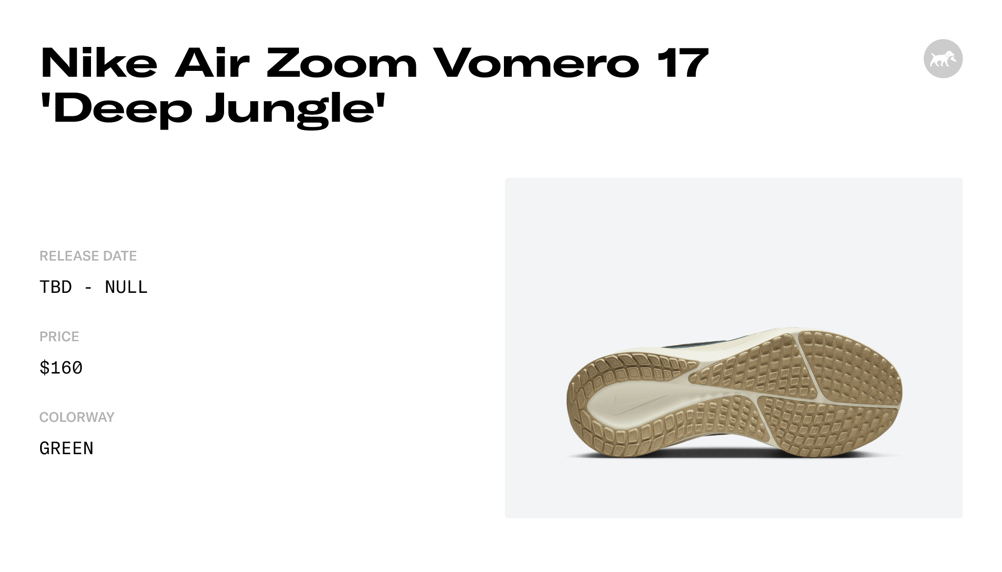 Nike Air Zoom Vomero 17 'Deep Jungle' - FB1309-300 Release Info
