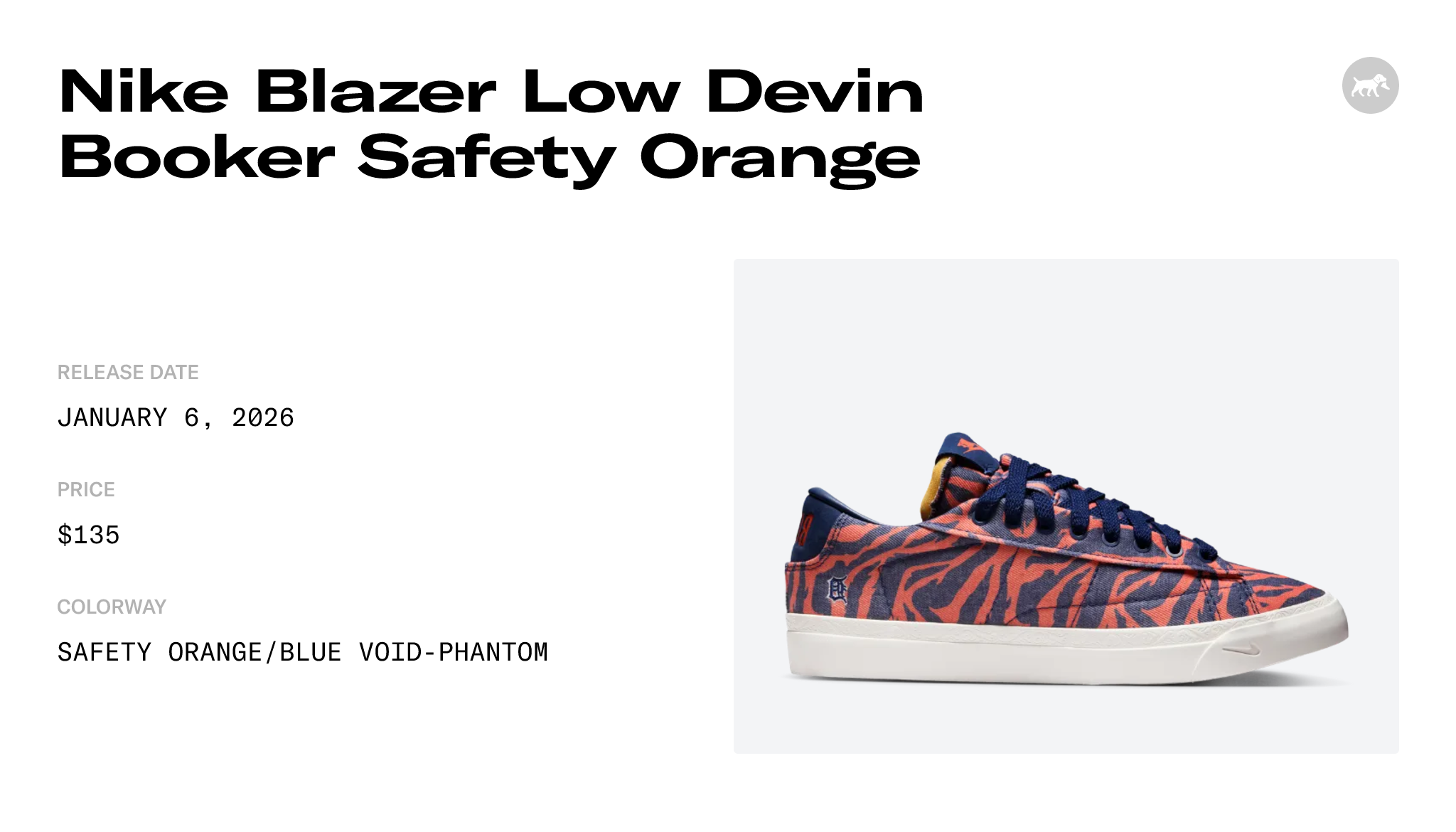 Nike Blazer Low Devin Booker Safety Orange - HQ2054-801 Release Info