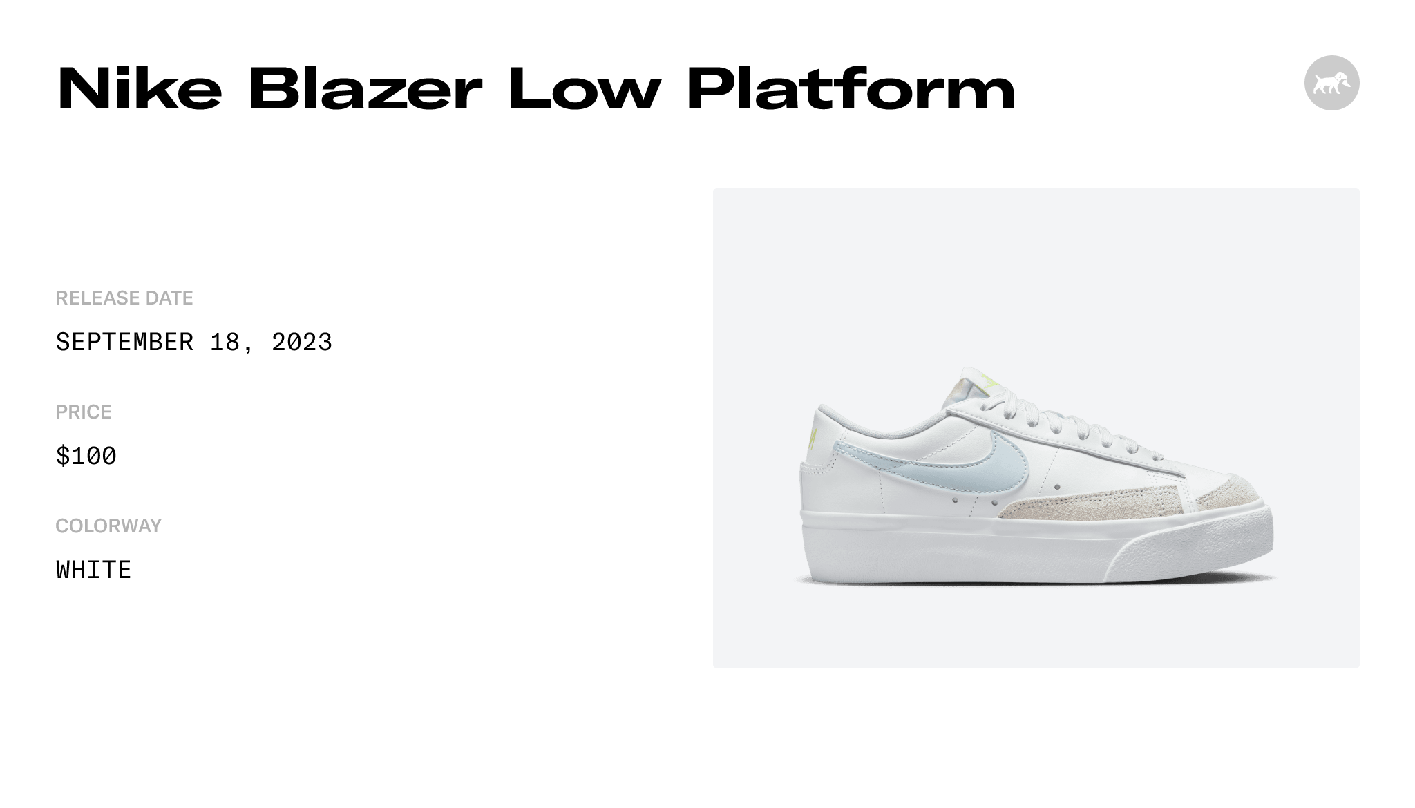 Nike Blazer Low Platform - DJ0292-112 Release Info