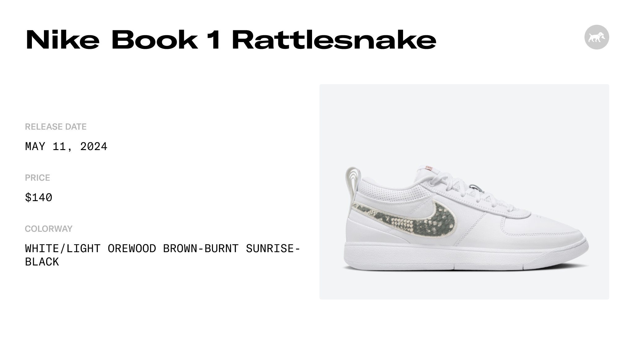 Nike Book 1 Rattlesnake - FJ4249-101 Raffles & Where to Buy