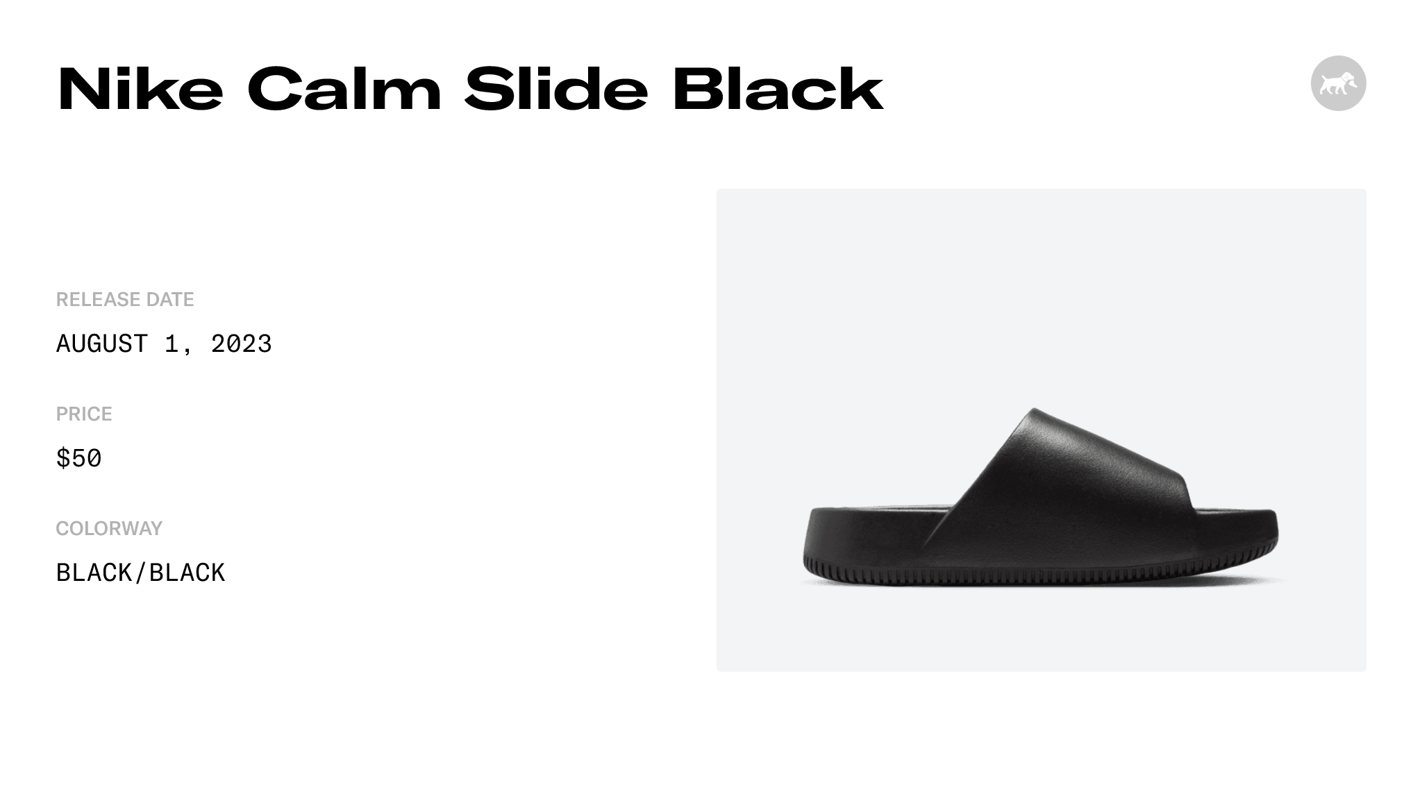 Nike Calm Slide Black - FD4116-001 Raffles & Where to Buy