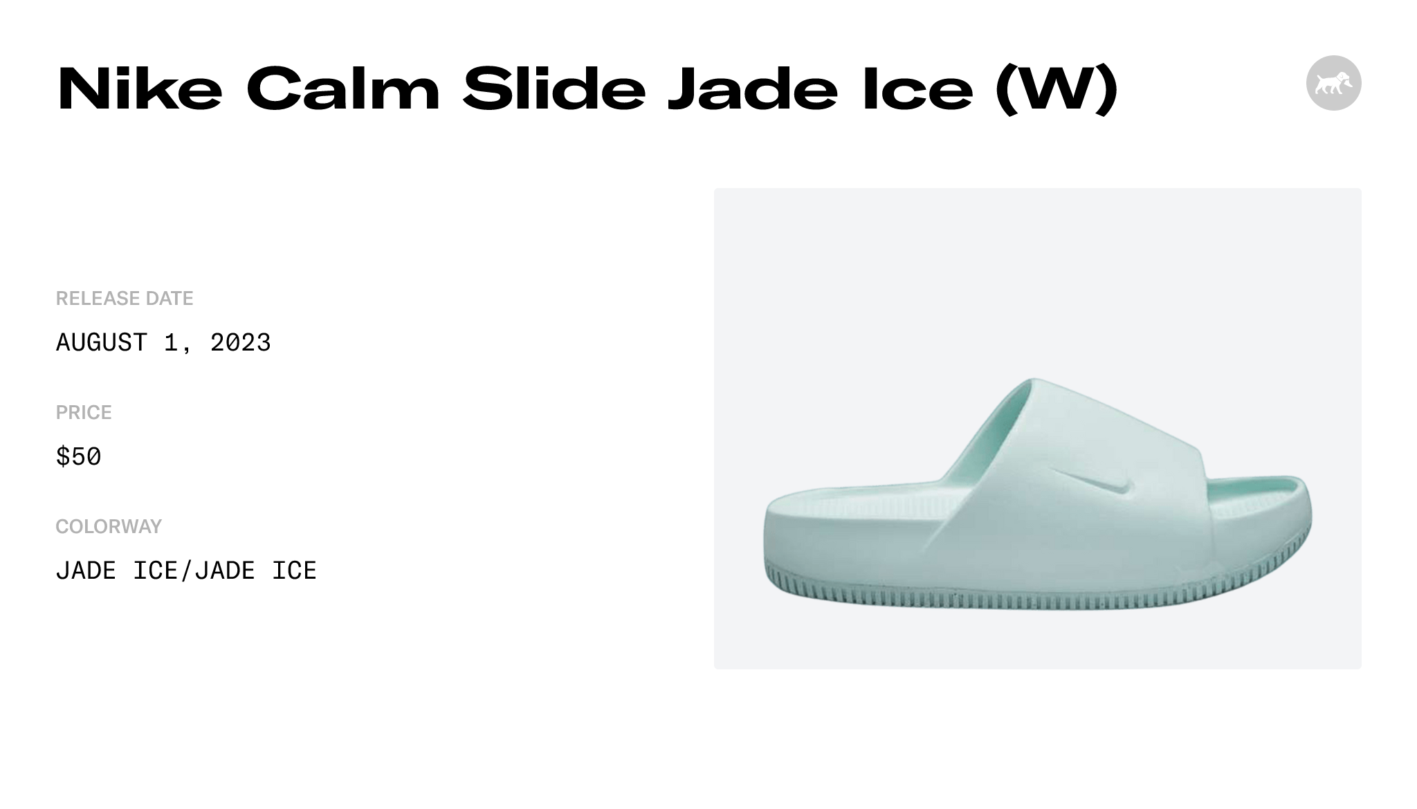 Nike Calm Slide Jade Ice (W) - DX4816-300 Raffles & Where to Buy