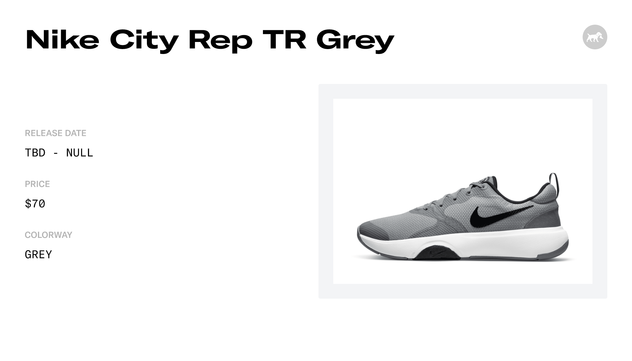 Nike City Rep TR Grey - DA1352-003 Release Date, Raffles & Where To Buy