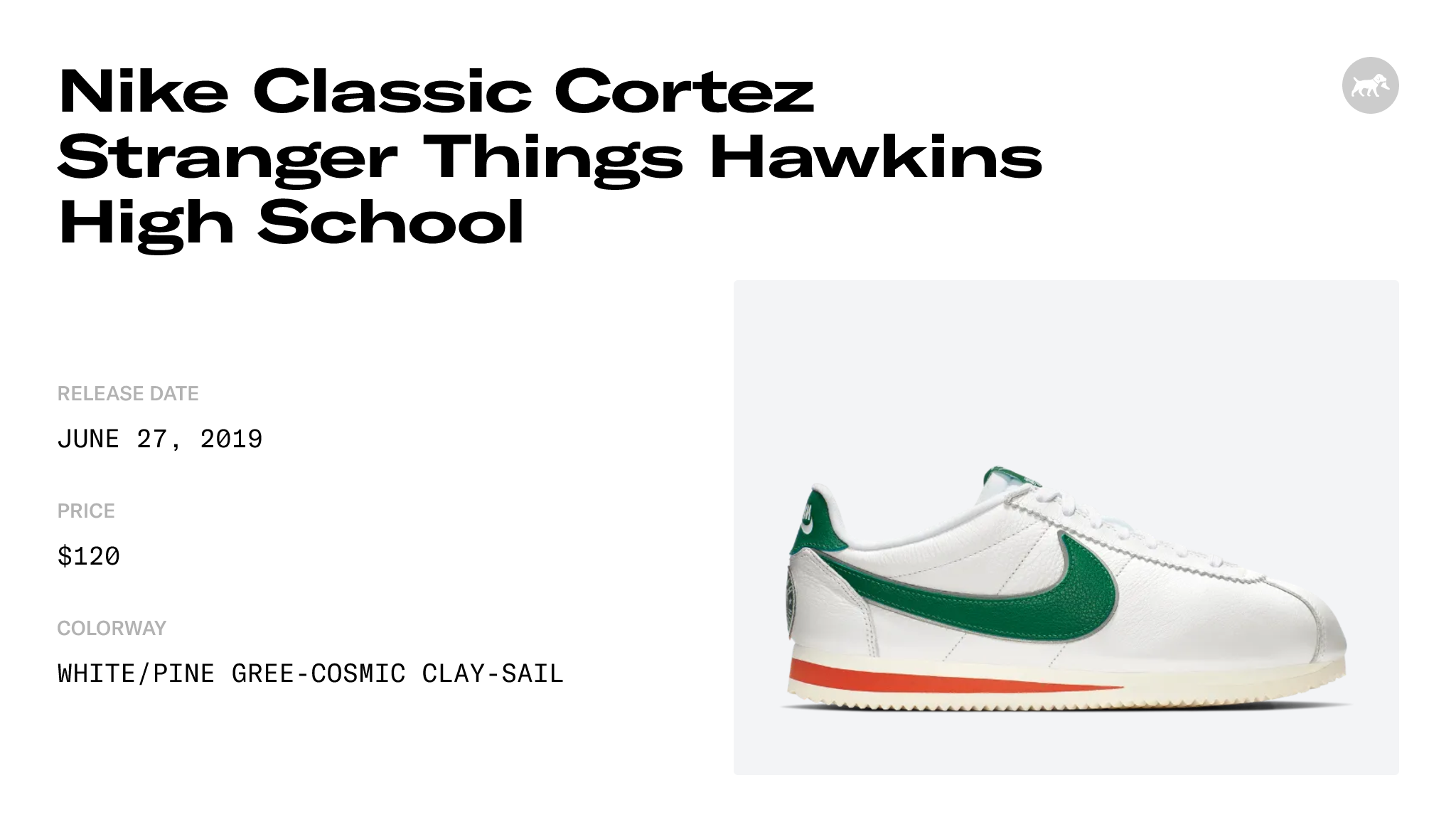 Nike Classic Cortez Stranger Things Hawkins High School - CJ6106-100