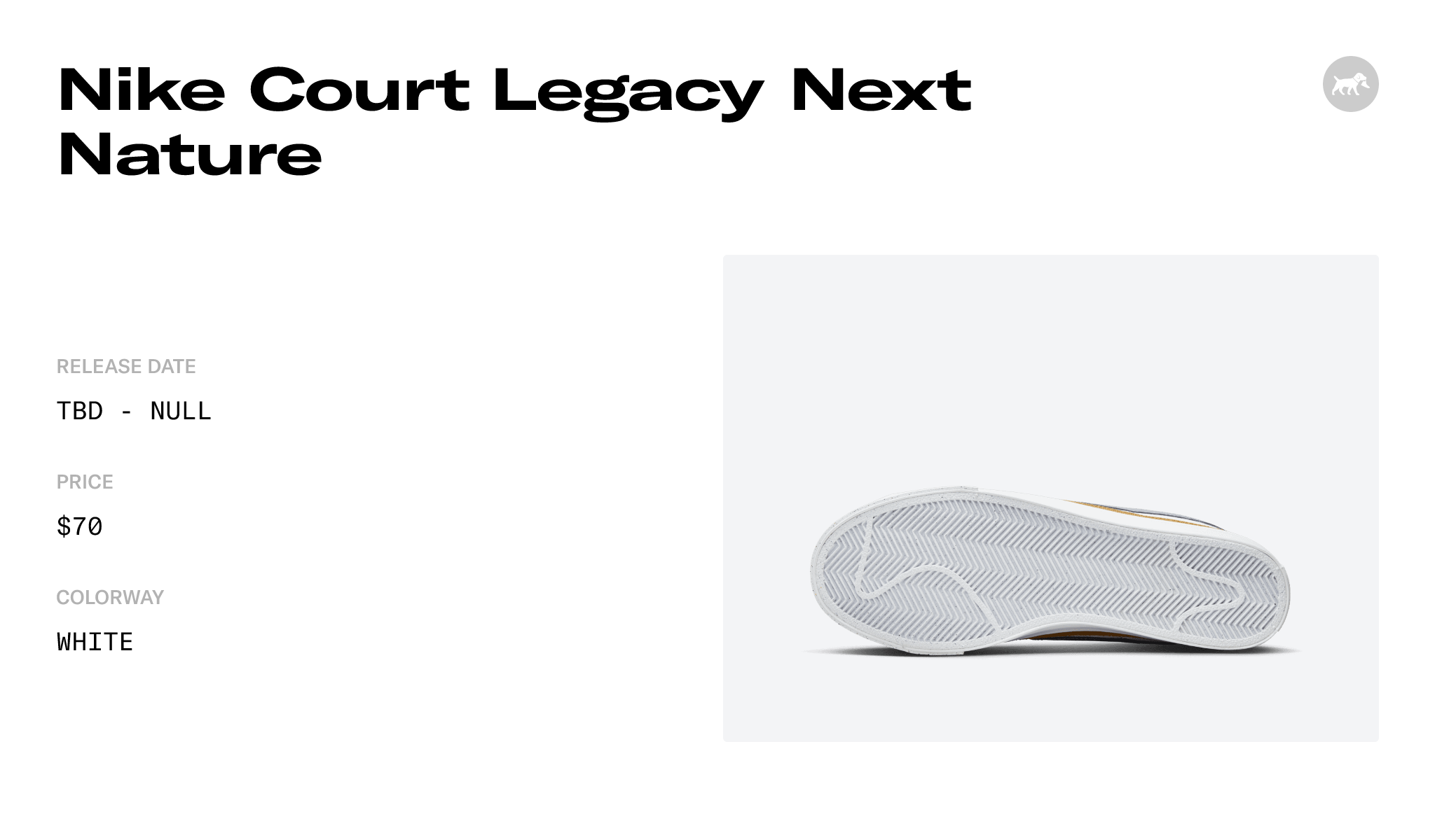 Nike Court Legacy Next Nature - DH3161-108 Release Info