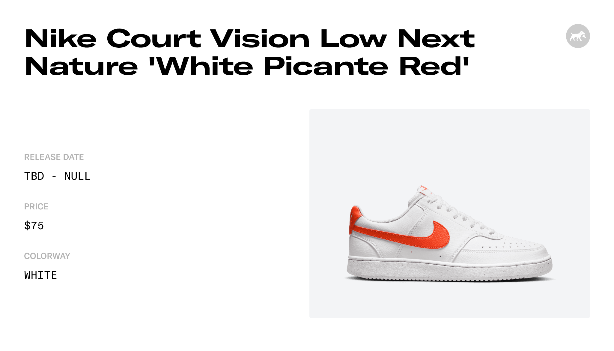 Nike Court Vision Low Next Nature 'White Picante Red' - DH2987-108 ...