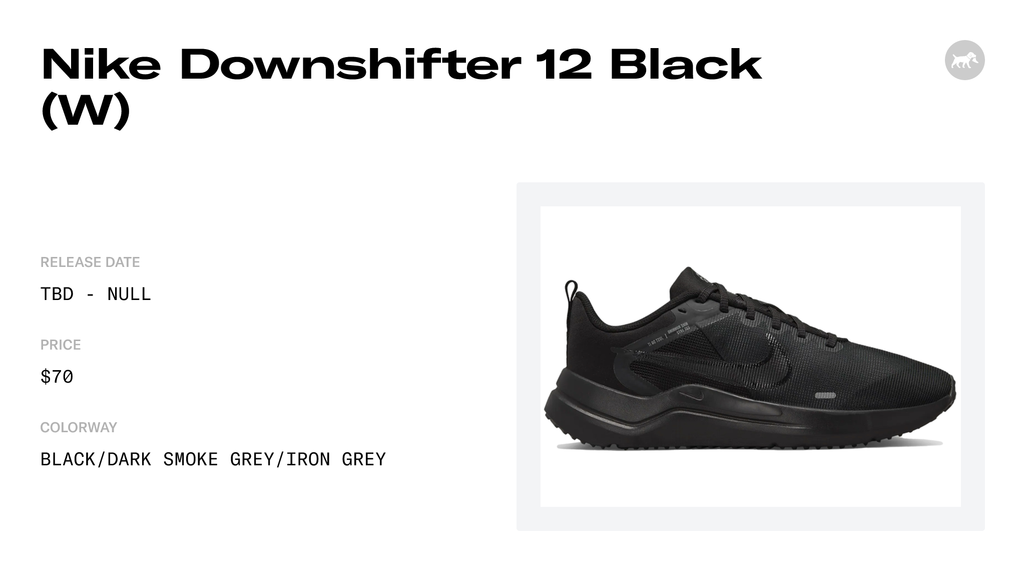 Nike Downshifter 12 Black (W) - DD9294-002 Release Info