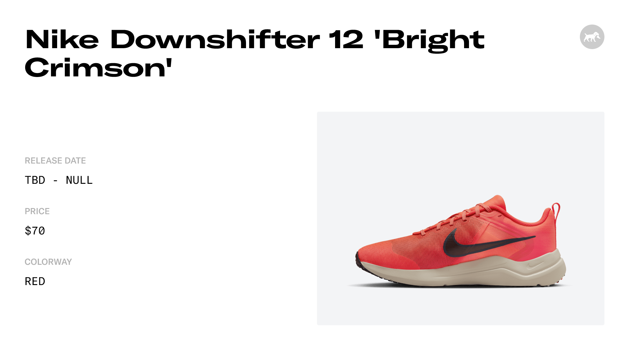 Nike Downshifter 12 'Bright Crimson' - DD9293-600 Release Info