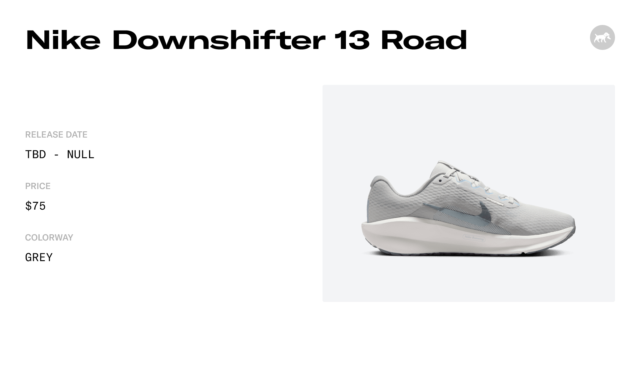 Nike Downshifter 13 Road - FD6476-006 Release Info