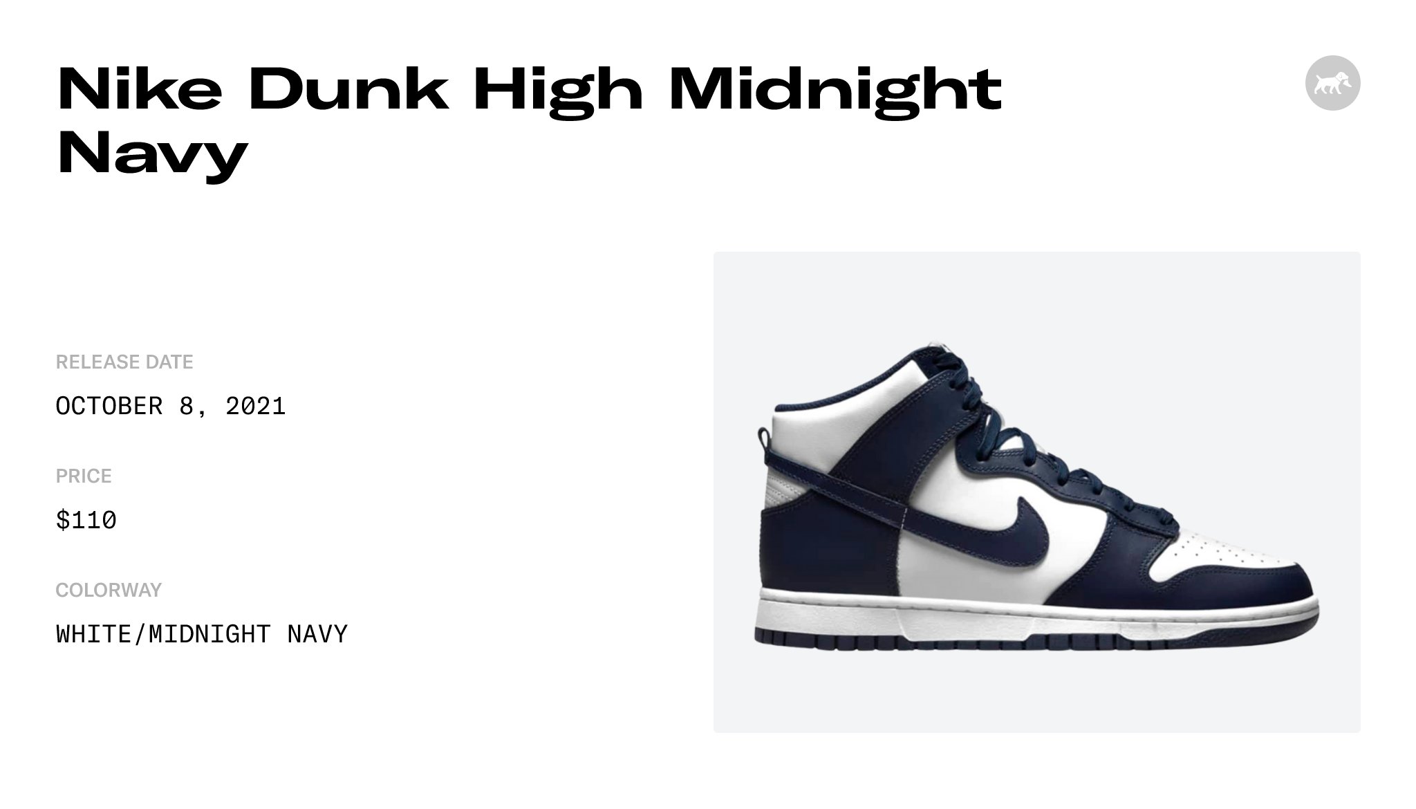 Nike Dunk High Midnight Navy - DD1399-104 Raffles & Where to Buy