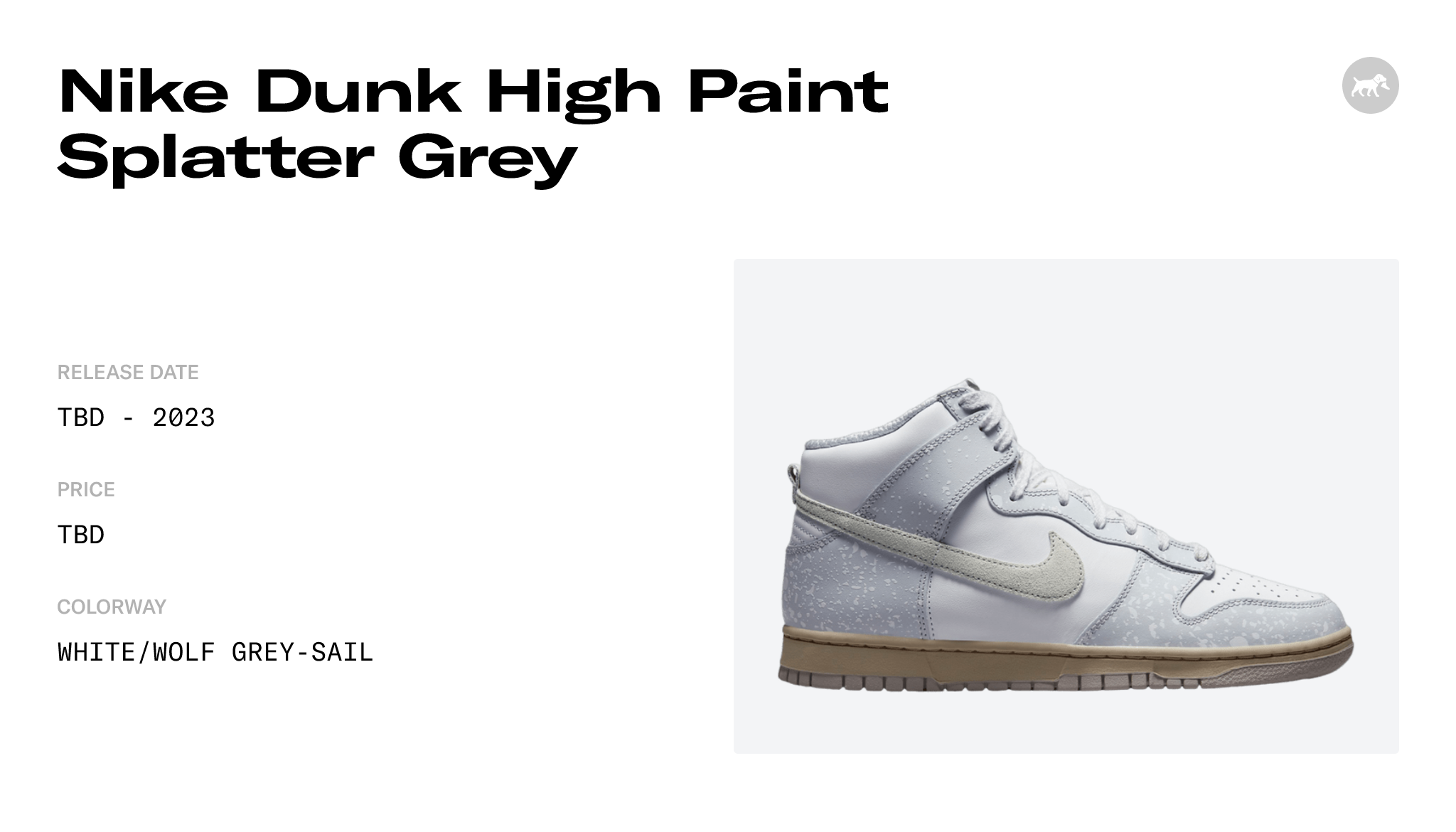 Nike Dunk High Paint Splatter Grey - FD9759-100 Release Info