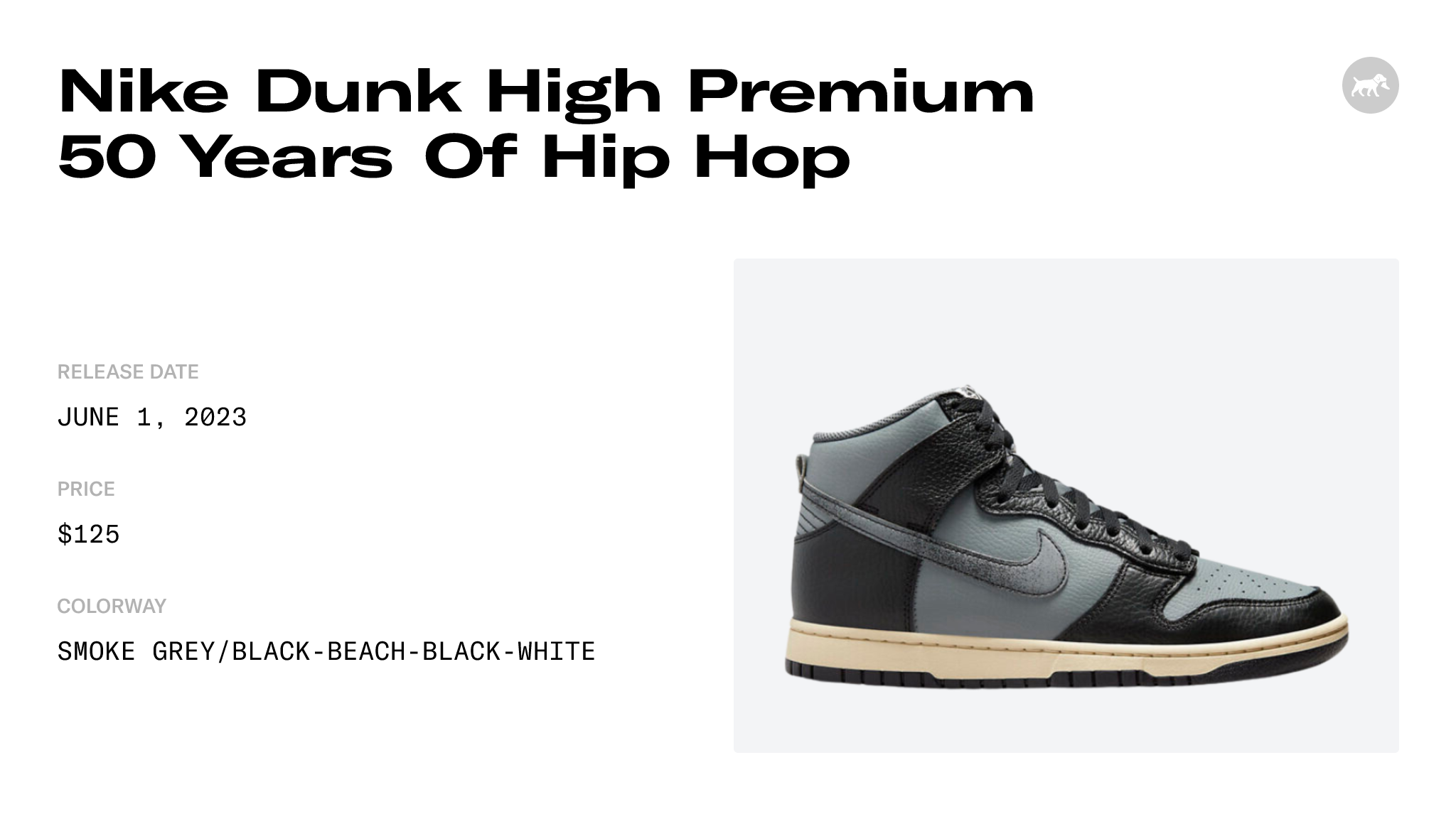 Nike Dunk High Premium 50 Years Of Hip Hop - DV7216-001