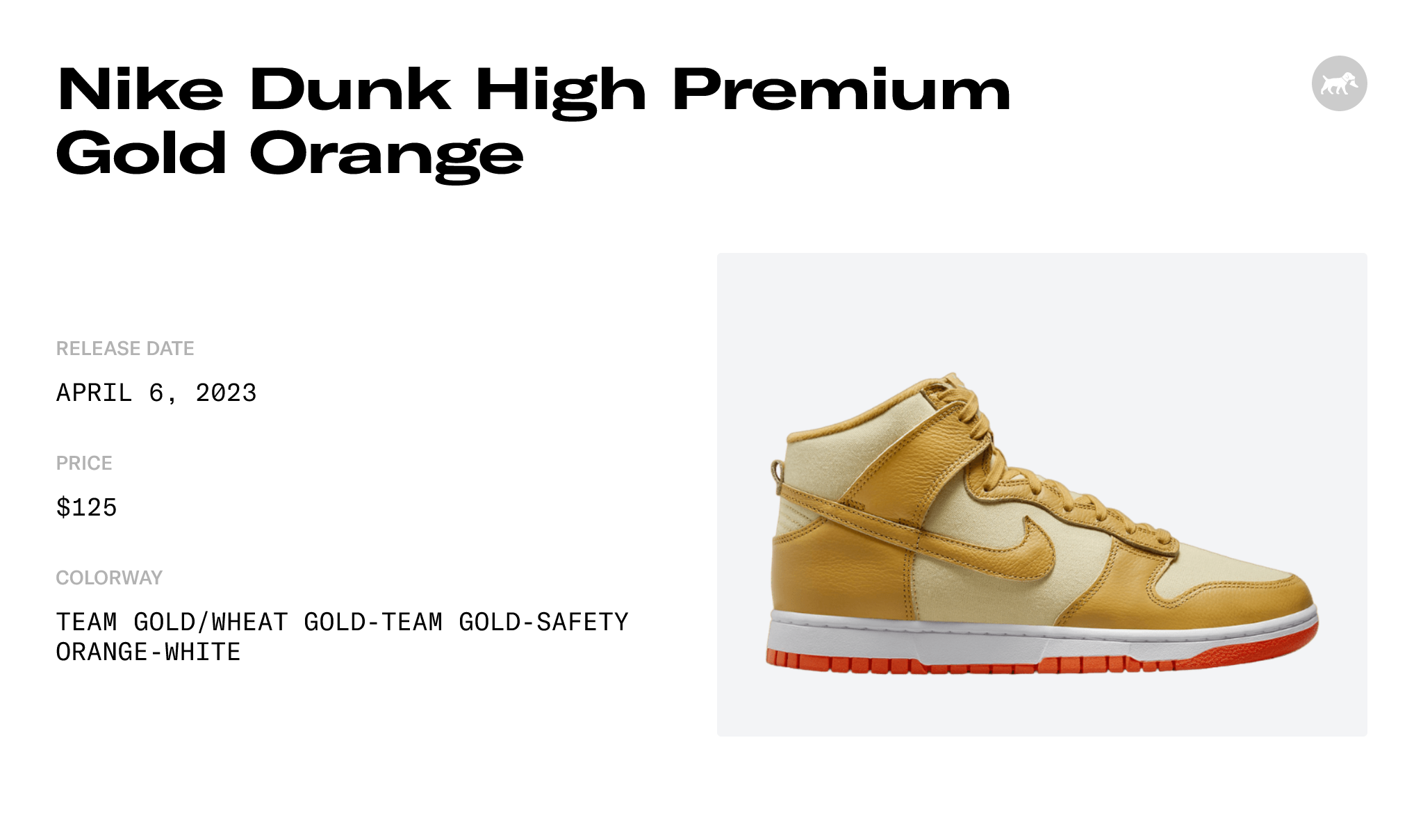 Nike Dunk High Premium Gold Orange - DV7215-700 Raffles & Where to Buy