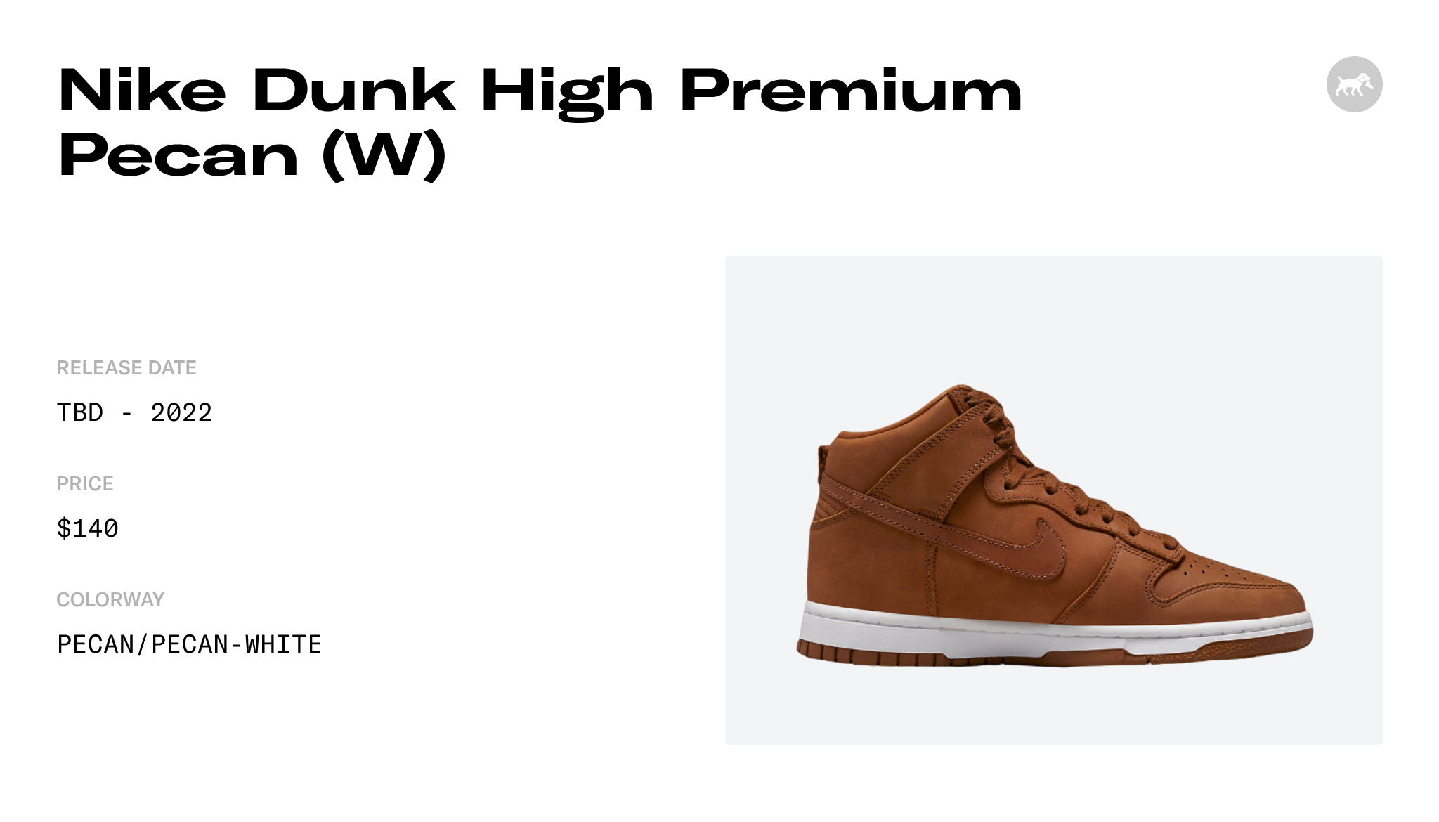 Nike Dunk High Premium Pecan (W) - DZ2044-200 Release Info