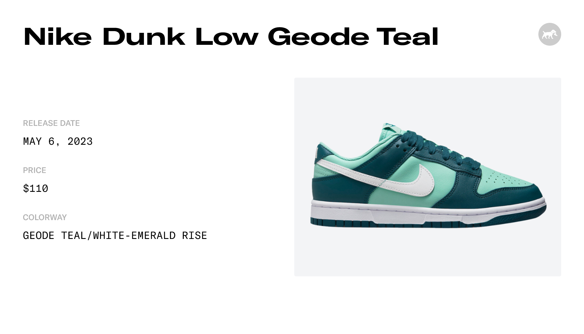 Nike Dunk Low Geode Teal - DD1503-301 Raffles & Where to Buy