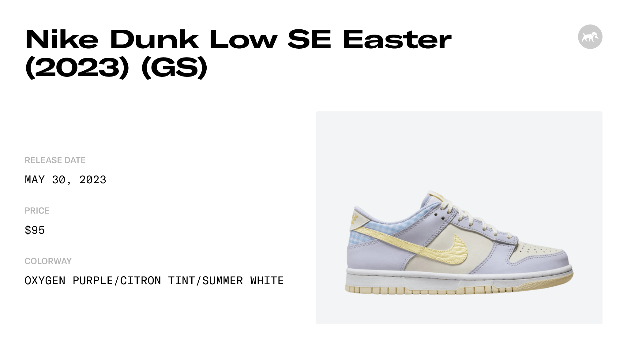 Nike Dunk Low SE Easter (2023) (GS) - FJ4641-536 Raffles & Where to Buy