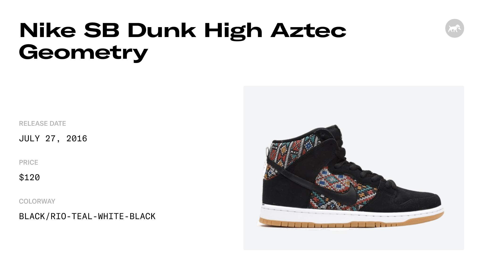 Nike SB Dunk High Aztec Geometry - 313171-030 Raffles & Where to Buy