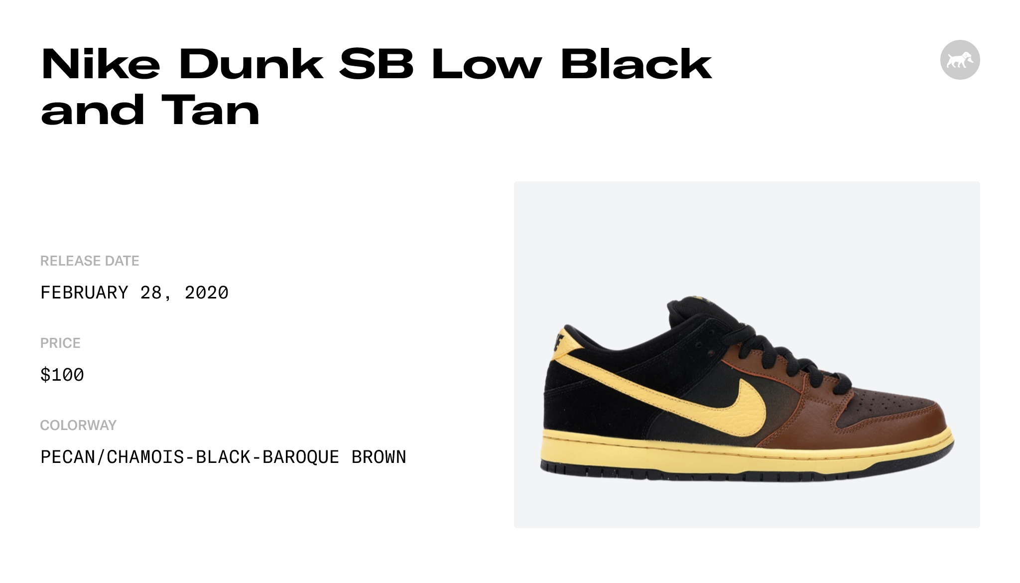 Nike Dunk SB Low Black and Tan - 313170-270 Raffles & Where to Buy