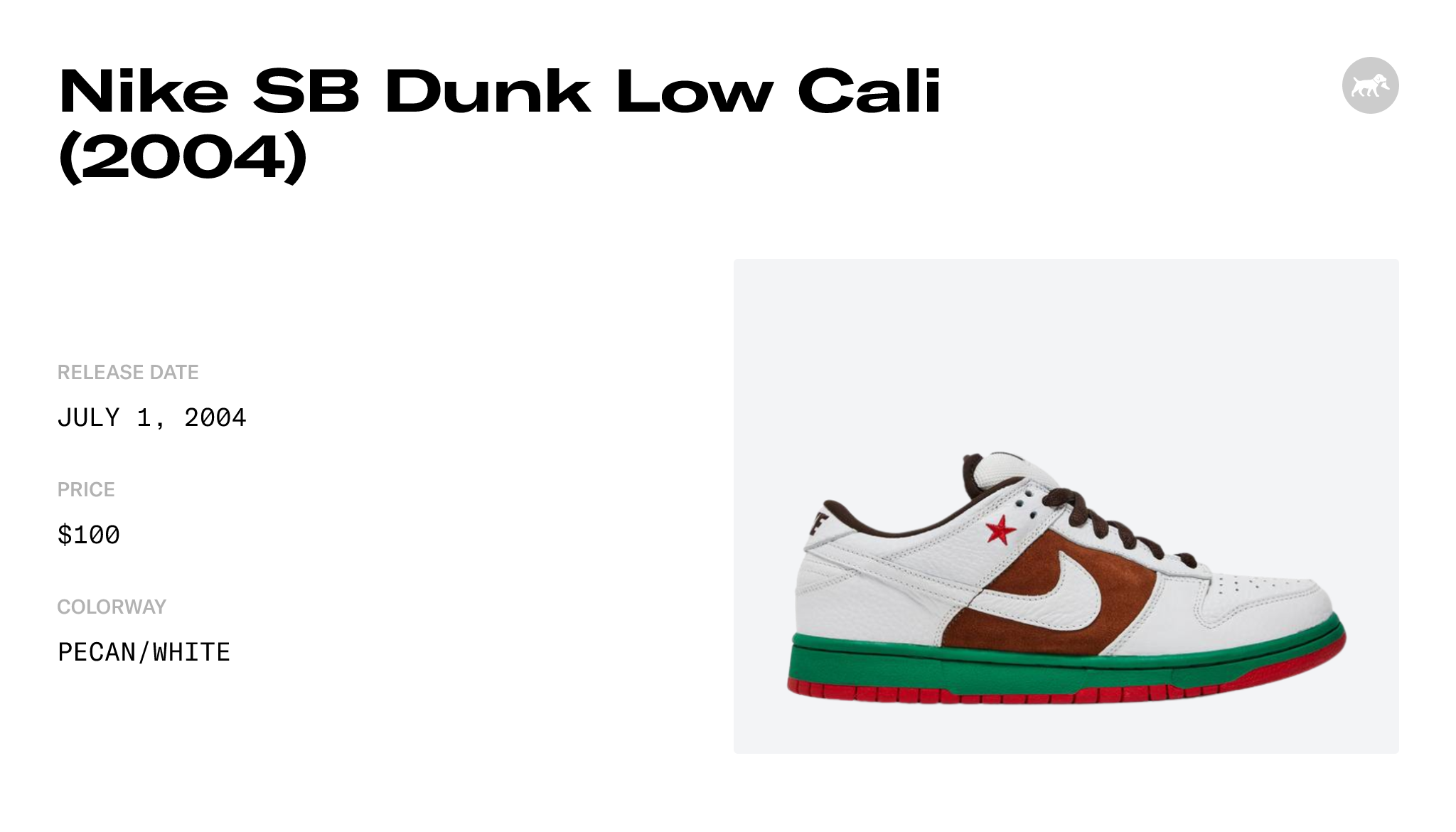 Nike SB Dunk Low Cali (2004) - 304292-211 Raffles & Where to Buy