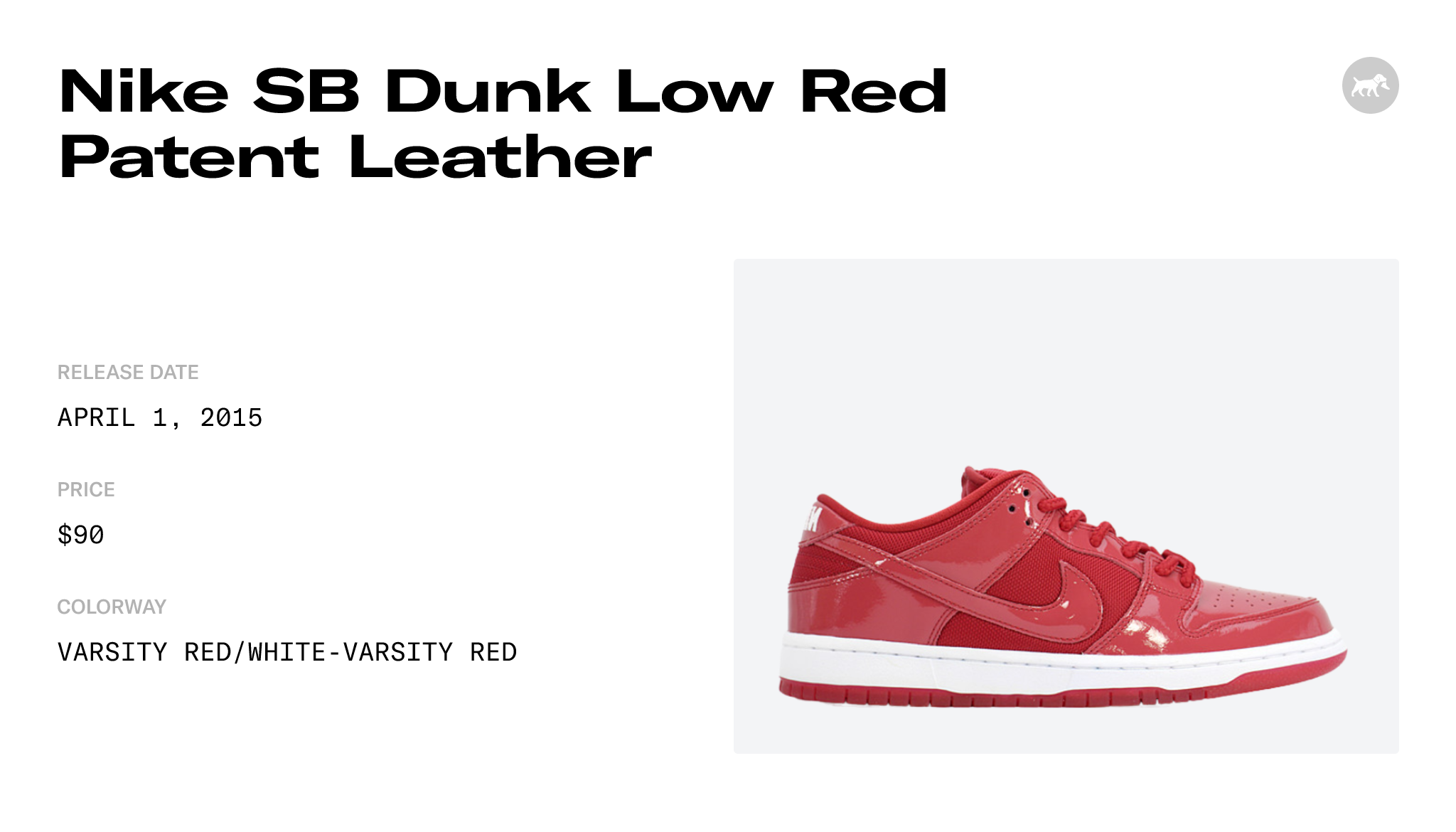 Nike SB Dunk Low Red Patent Leather - 304292-616 Raffles & Where to Buy