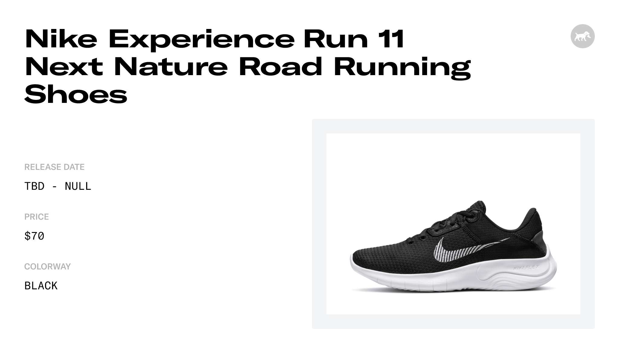 Nike Experience Run 11 Next Nature Road Running Shoes - DD9283-001 ...