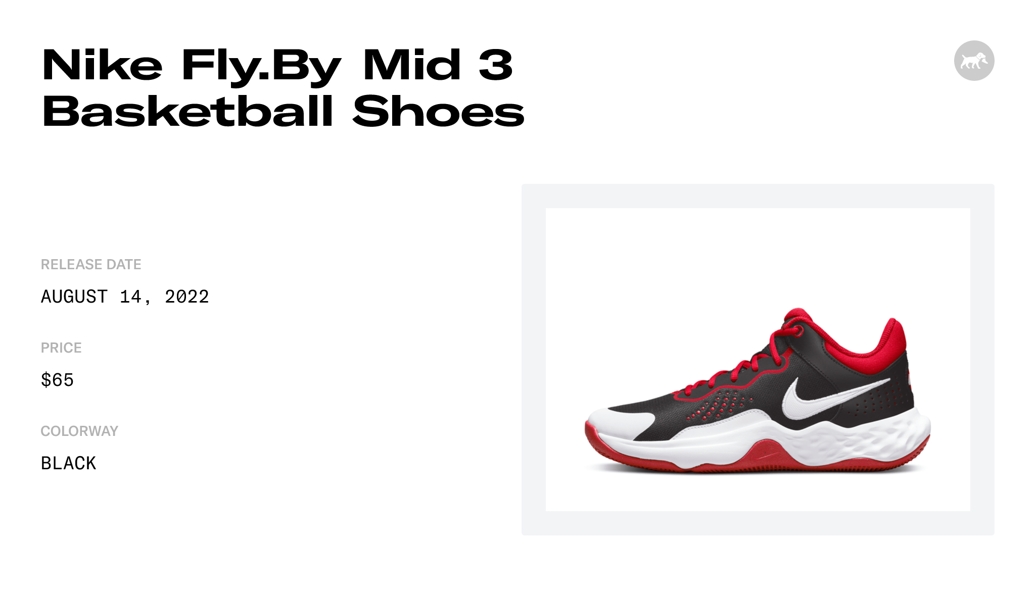 Nike Fly.By Mid 3 Basketball Shoes - DD9311-005 Raffles & Where to Buy