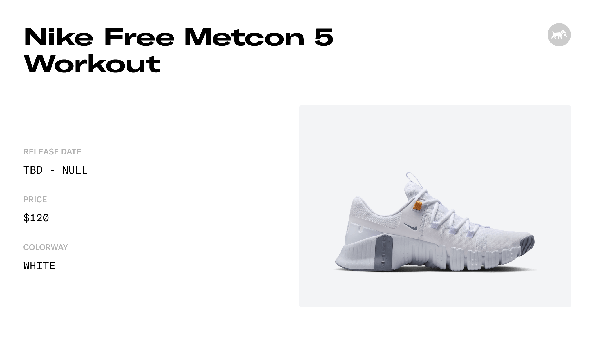 Nike Free Metcon 5 Workout - DV3949-102 Release Info