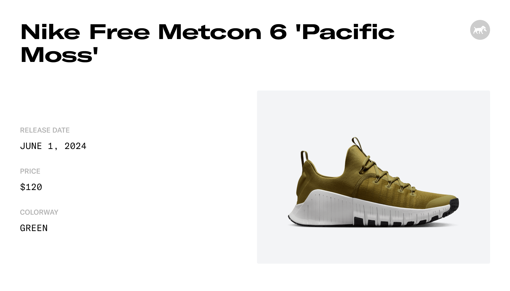 Nike Free Metcon 6 'Pacific Moss' - FJ7127-300 Raffles & Where to Buy