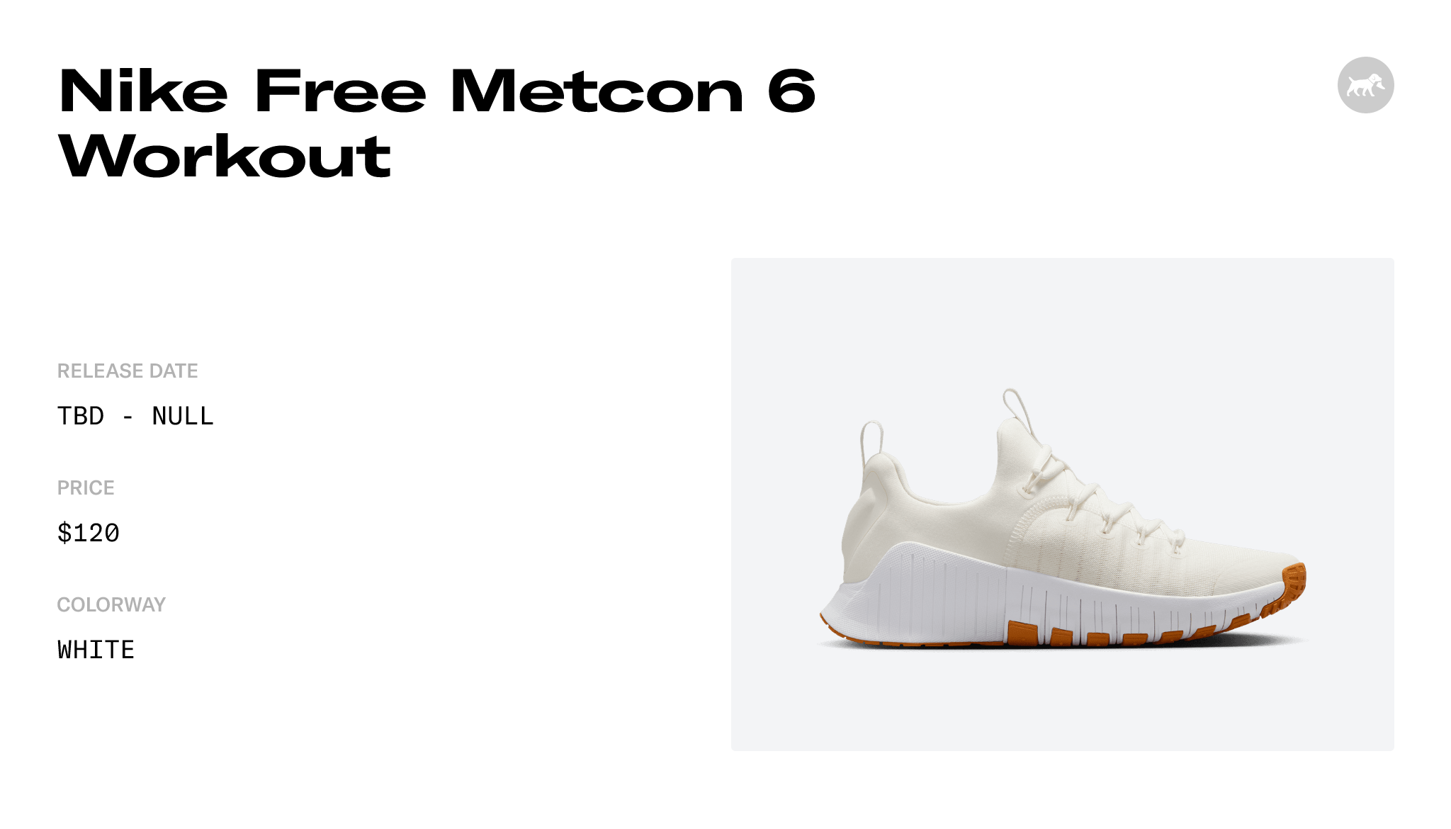 Nike Free Metcon 6 Workout - FJ7126-103 Release Info