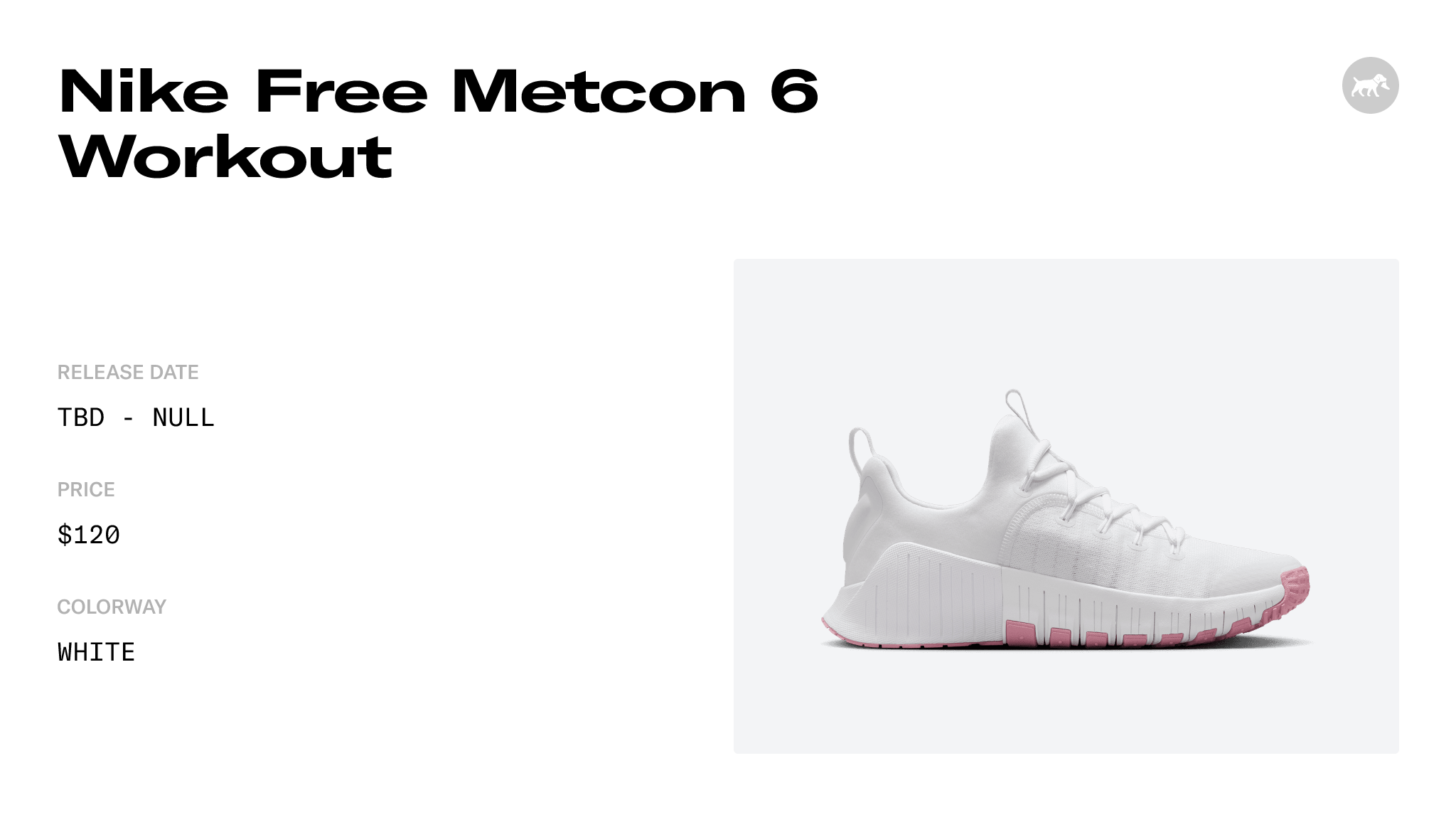 Nike Free Metcon 6 Workout - FJ7126-106 Release Info