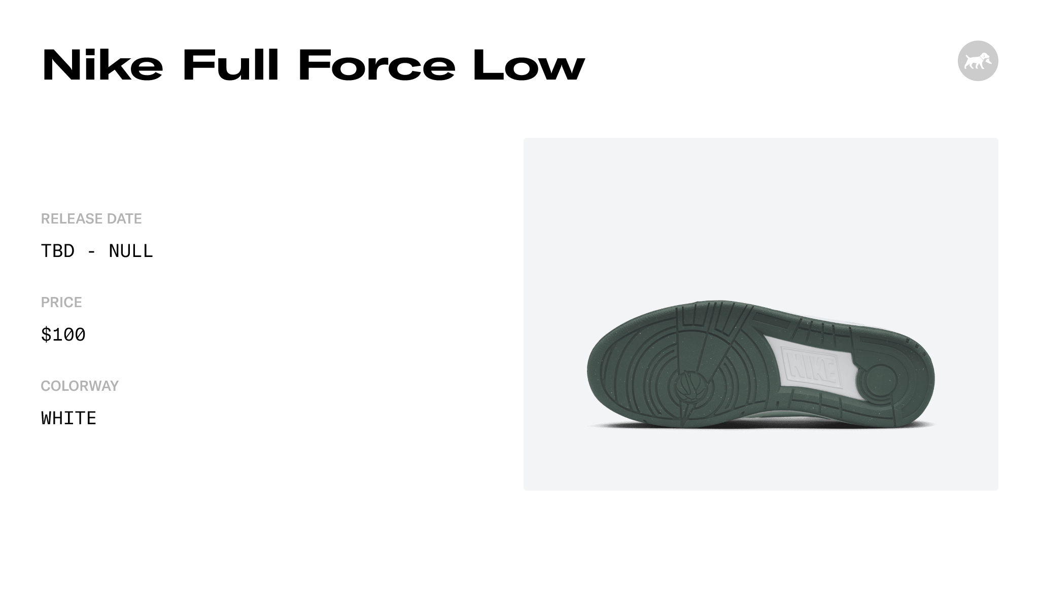 Nike Full Force Low - HF1739-100 Release Date, Raffles & Where To Buy