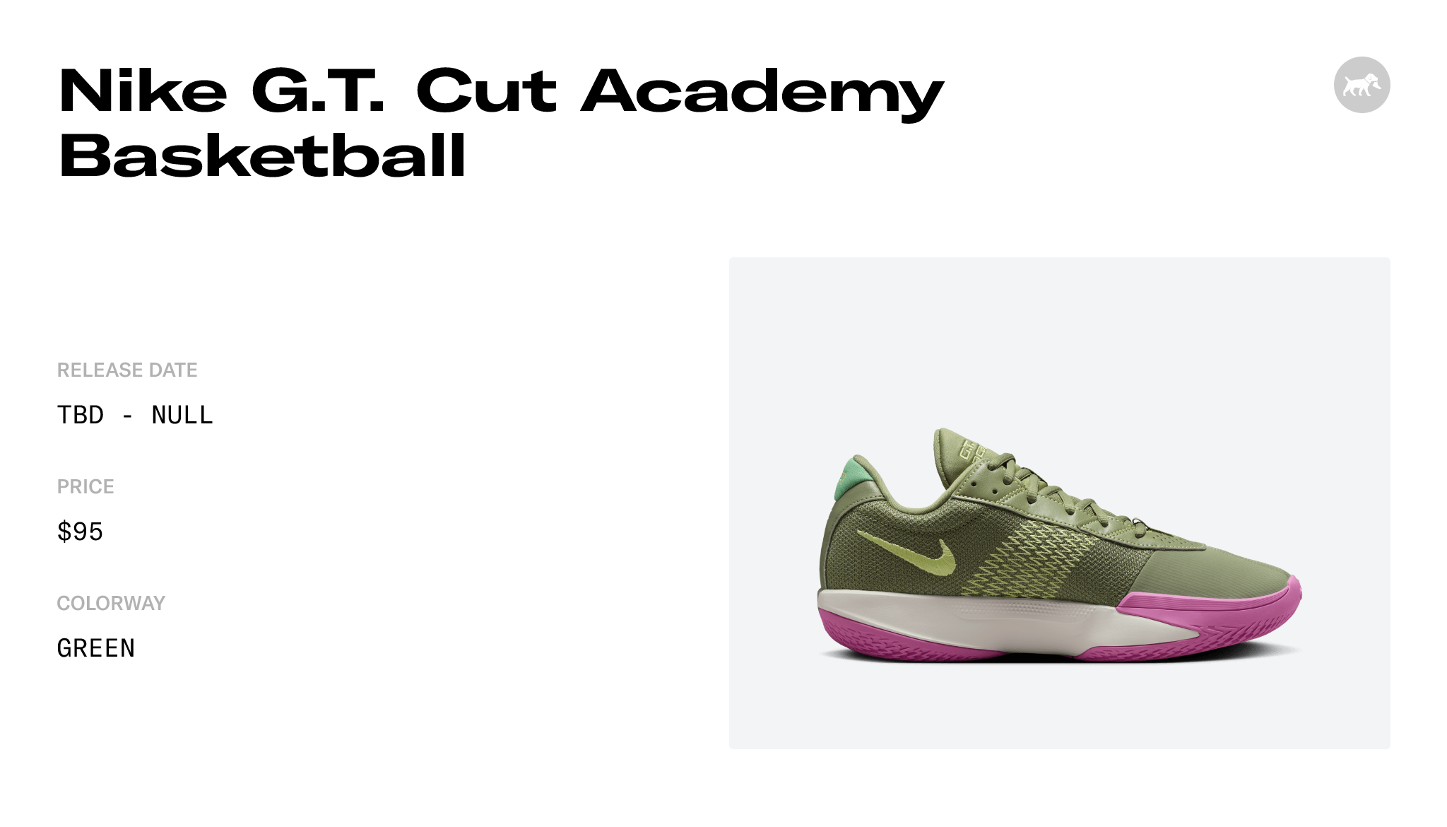 Nike G.T. Cut Academy Basketball - FB2599-300 Release Info