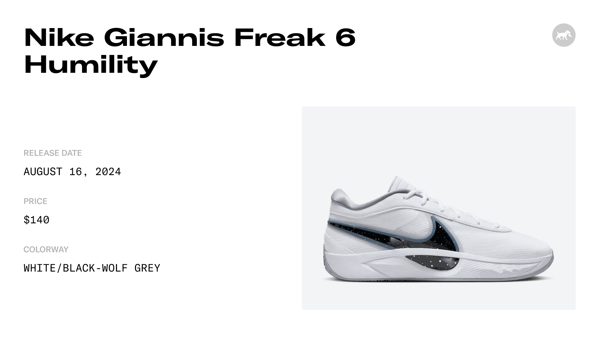 Nike Giannis Freak 6 Humility - FJ7792-102 Raffles & Where to Buy