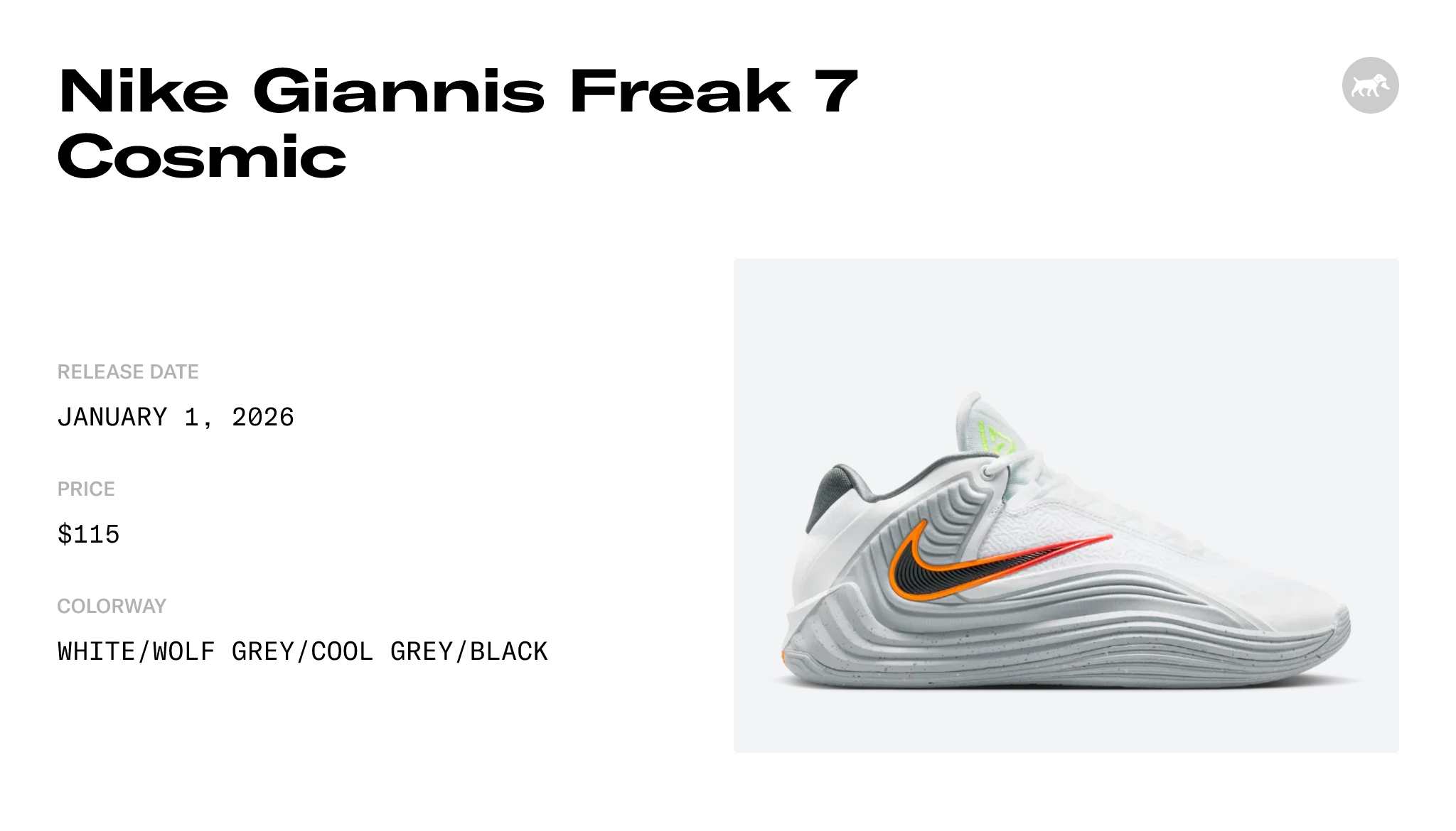 Nike Giannis Freak 7 Cosmic - HF3450-100 Raffles & Where to Buy