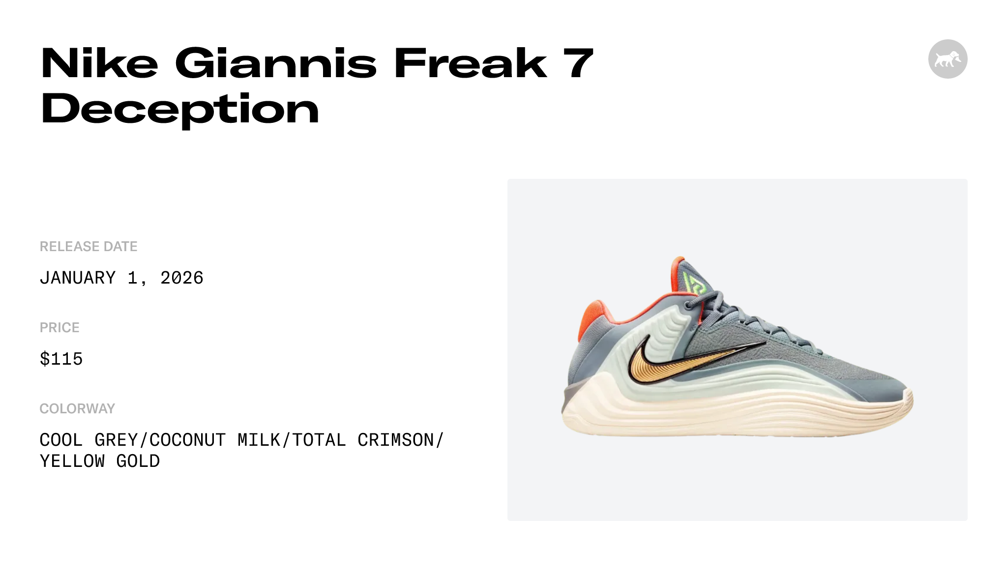 Nike Giannis Freak 7 Deception - HF3450-008 Raffles & Where to Buy