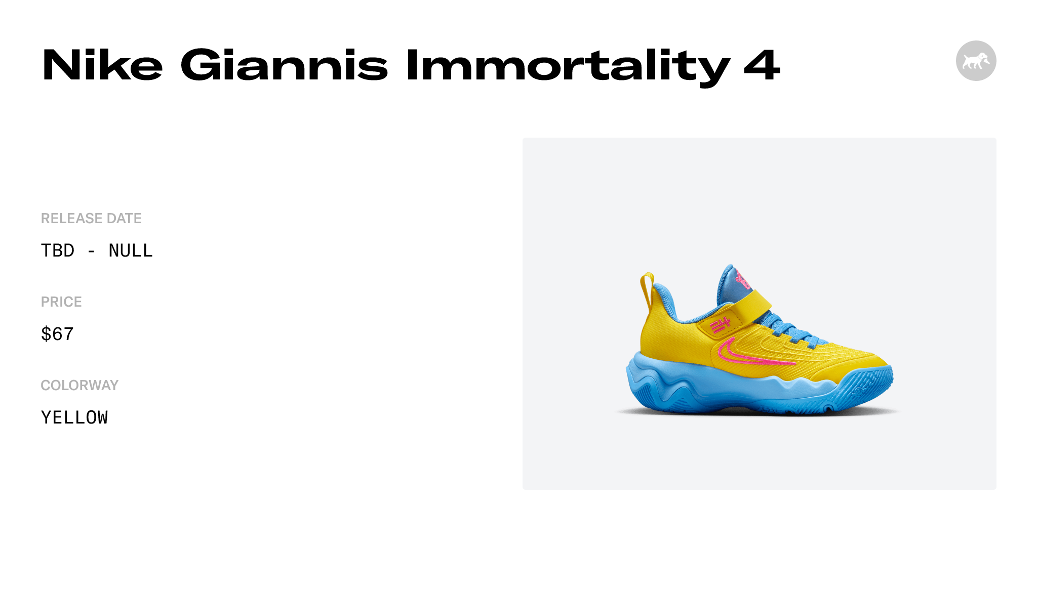 Nike Giannis Immortality 4 - FZ6733-700 Release Info